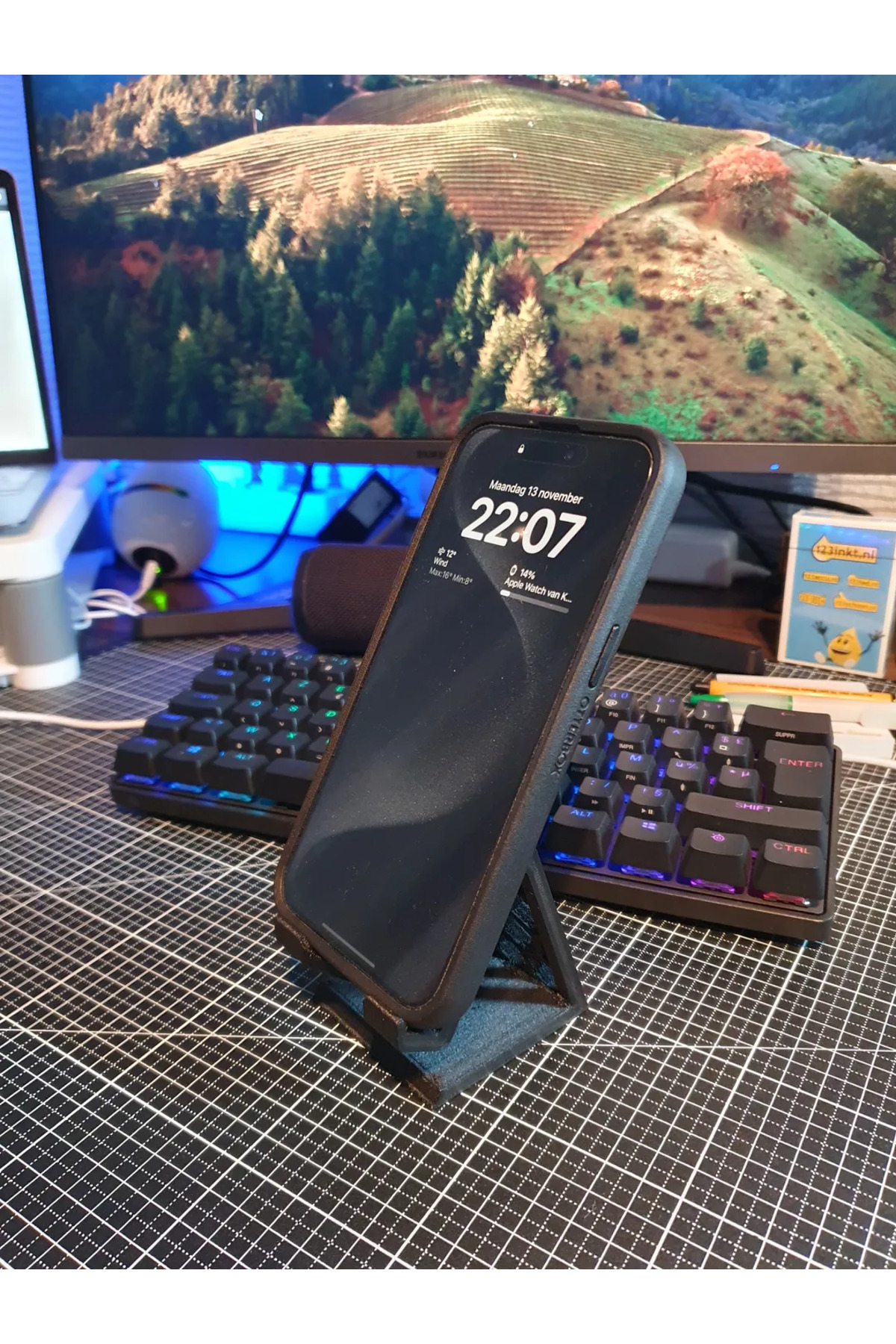 DESIGNBY Masaüstü Telefon Tutacağı Telefon Standı Desenli Fiyatı ...