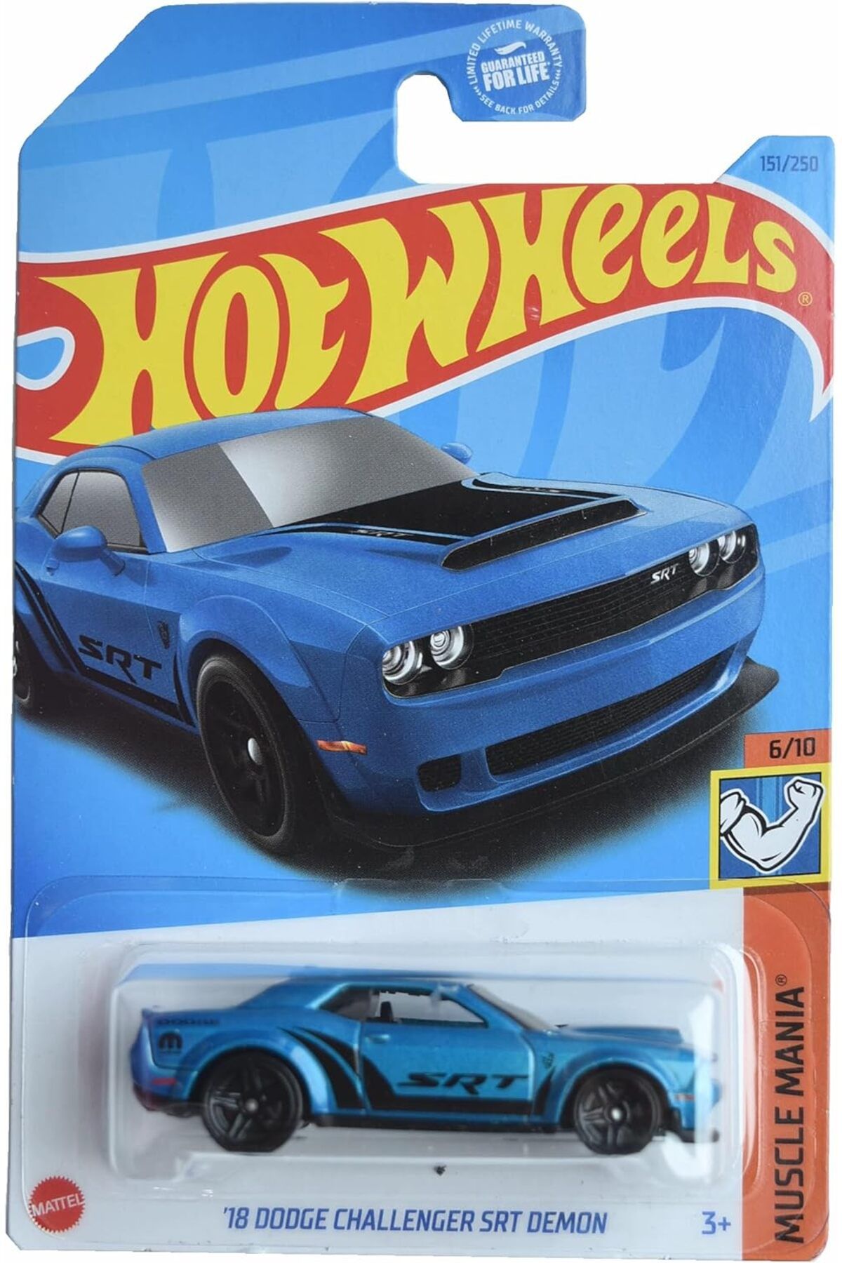 Hot Wheels Tekli Araba Muscle Mania 18 Dodge Challenger Srt Demon
