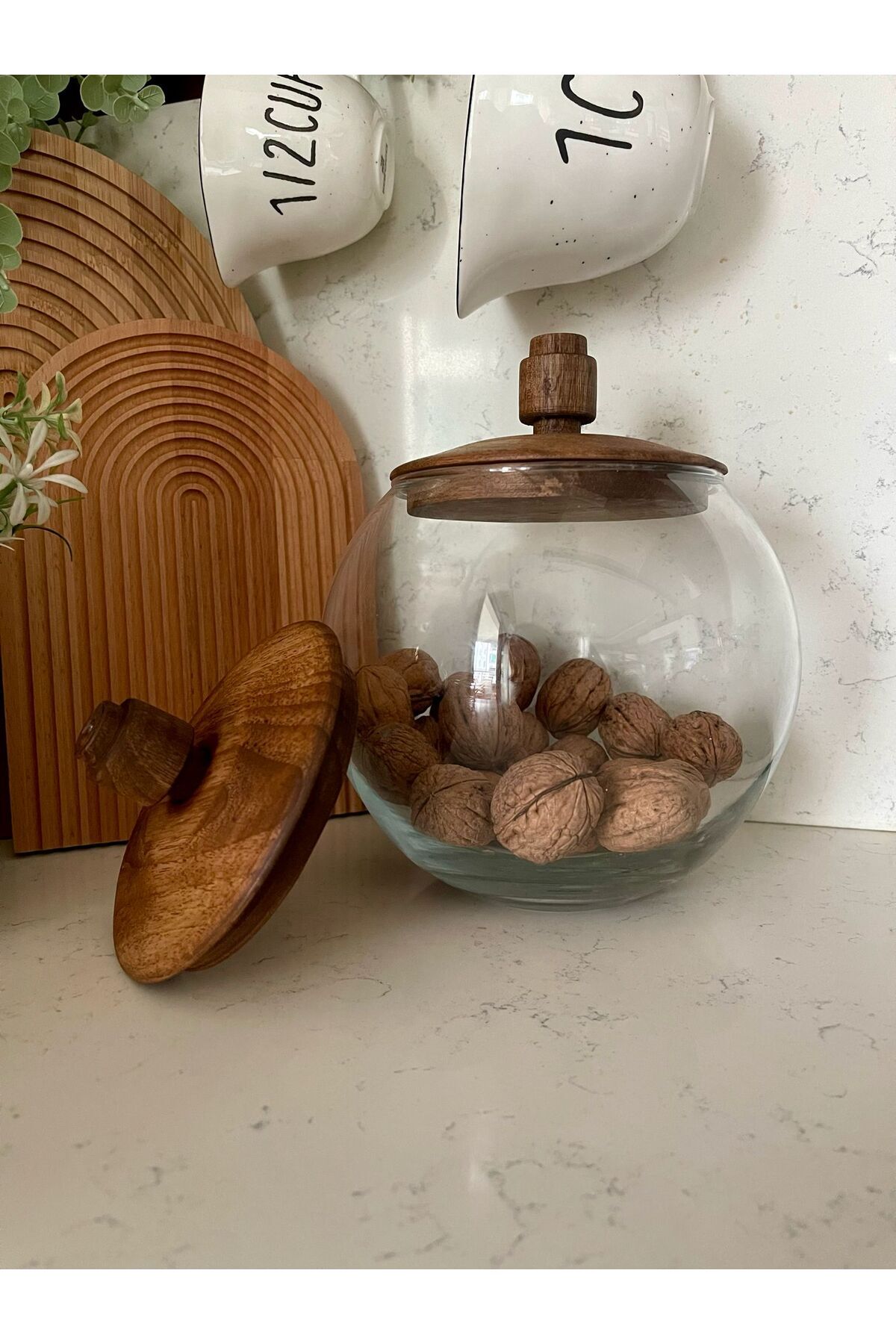 Bade Home Ahşap Fanus Kapak, Ahşap Kapak , Kavanoz Kapağı Fiyatı ...