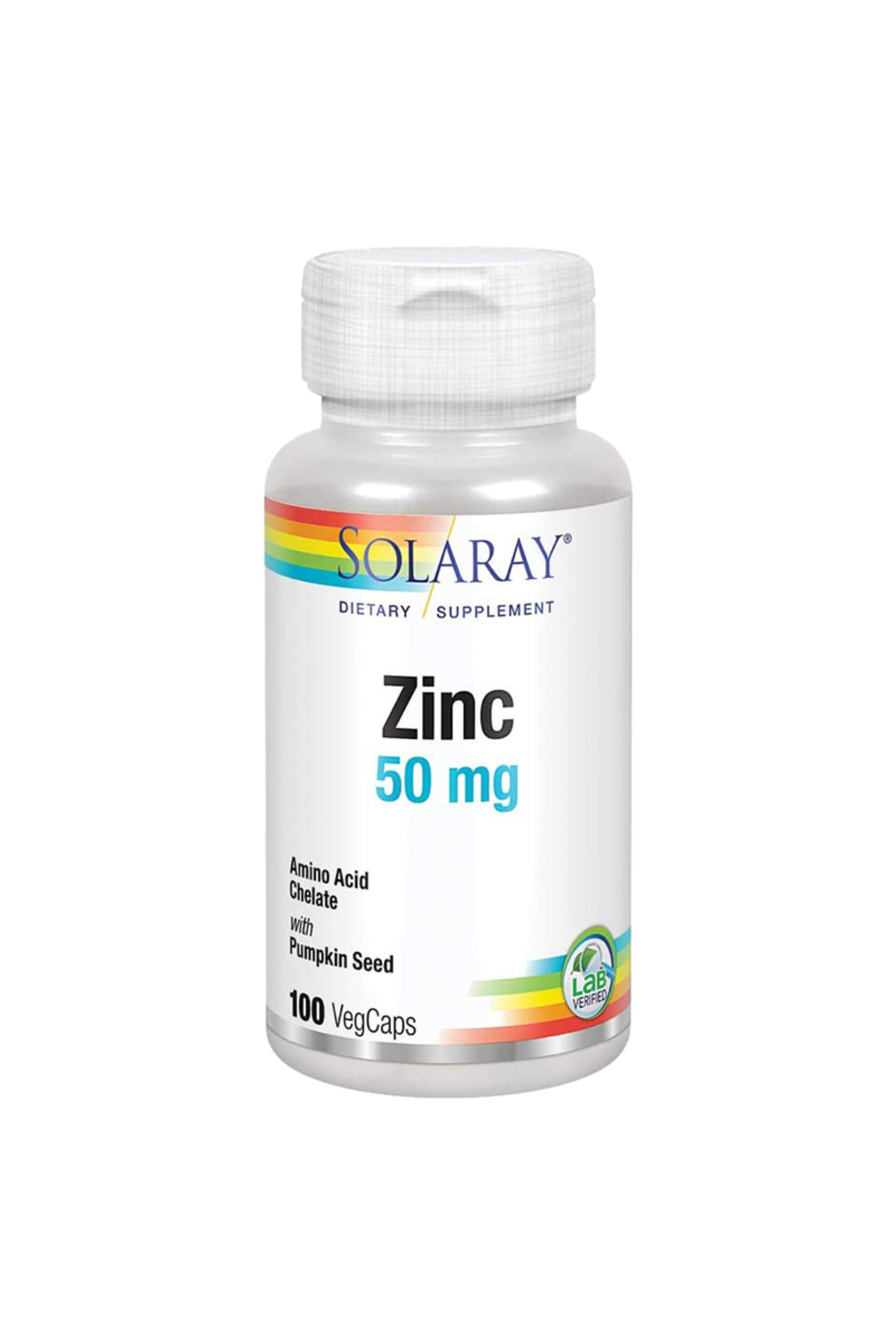 Solaray Zinc çinko 50mg organic Zinc (from Zinc Amino Acid Chelate ...
