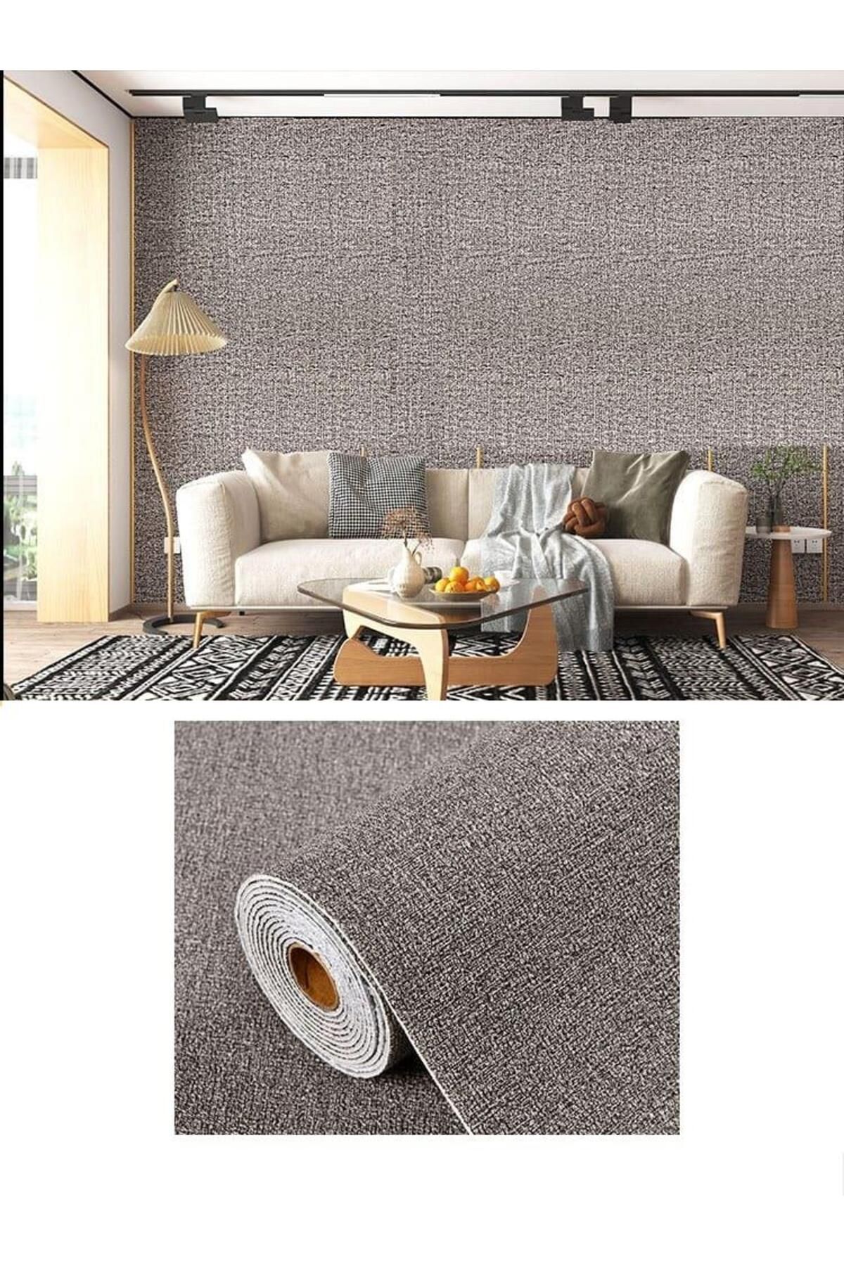 Renkli Duvarlar 1 Adet 50x280cm Folyolu Keten Kahvesi Yapışkanlı Isı ... Renkli Duvarlar 1 Adet 50x280cm Folyolu Keten Kahvesi Yapışkanlı Isı ...