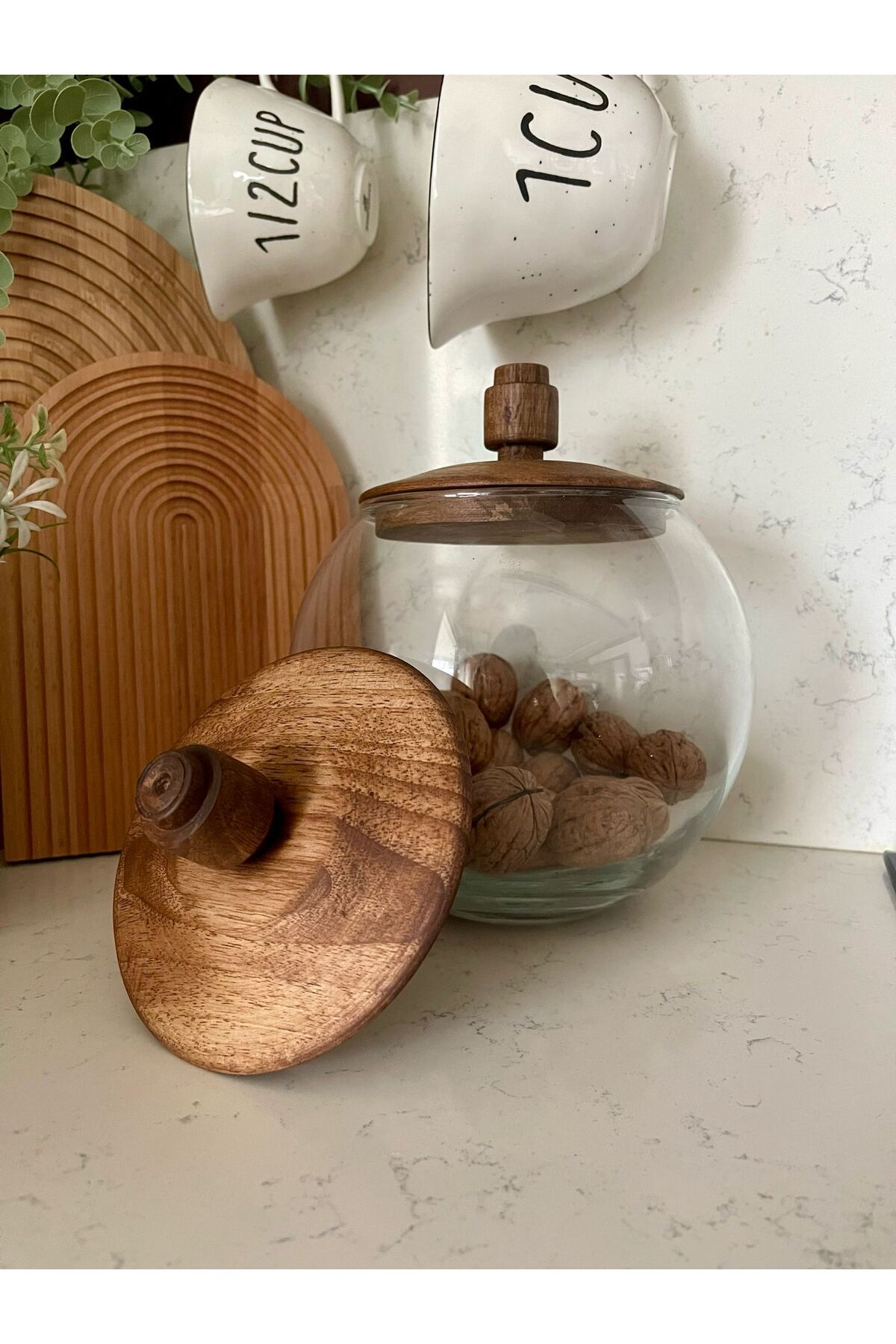 Bade Home Ahşap Fanus Kapak, Ahşap Kapak , Kavanoz Kapağı Fiyatı ...