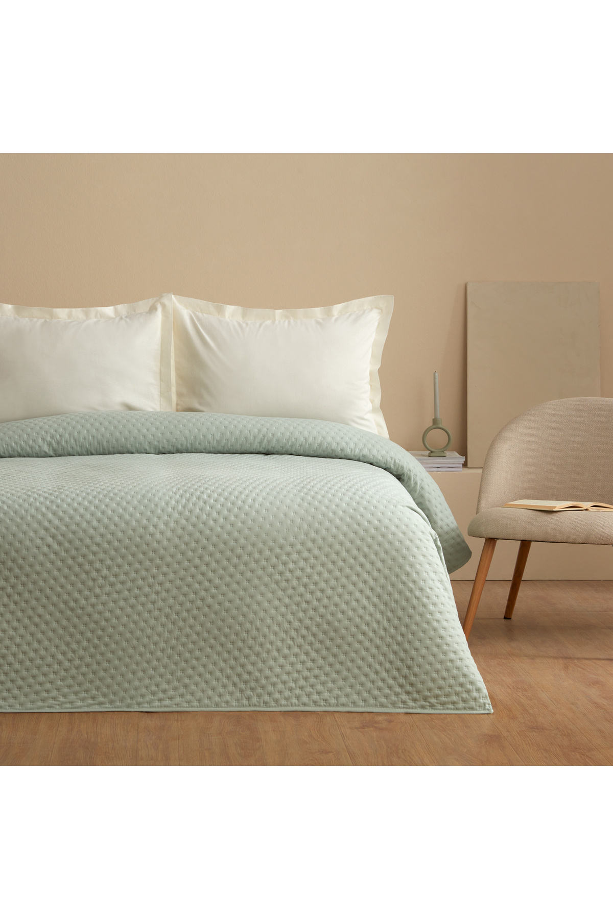 OGLO Çift Kişilik Yatak Örtüsü L. Green ( Adaçayı ) 230 X 250 Cm Fiyatı ...