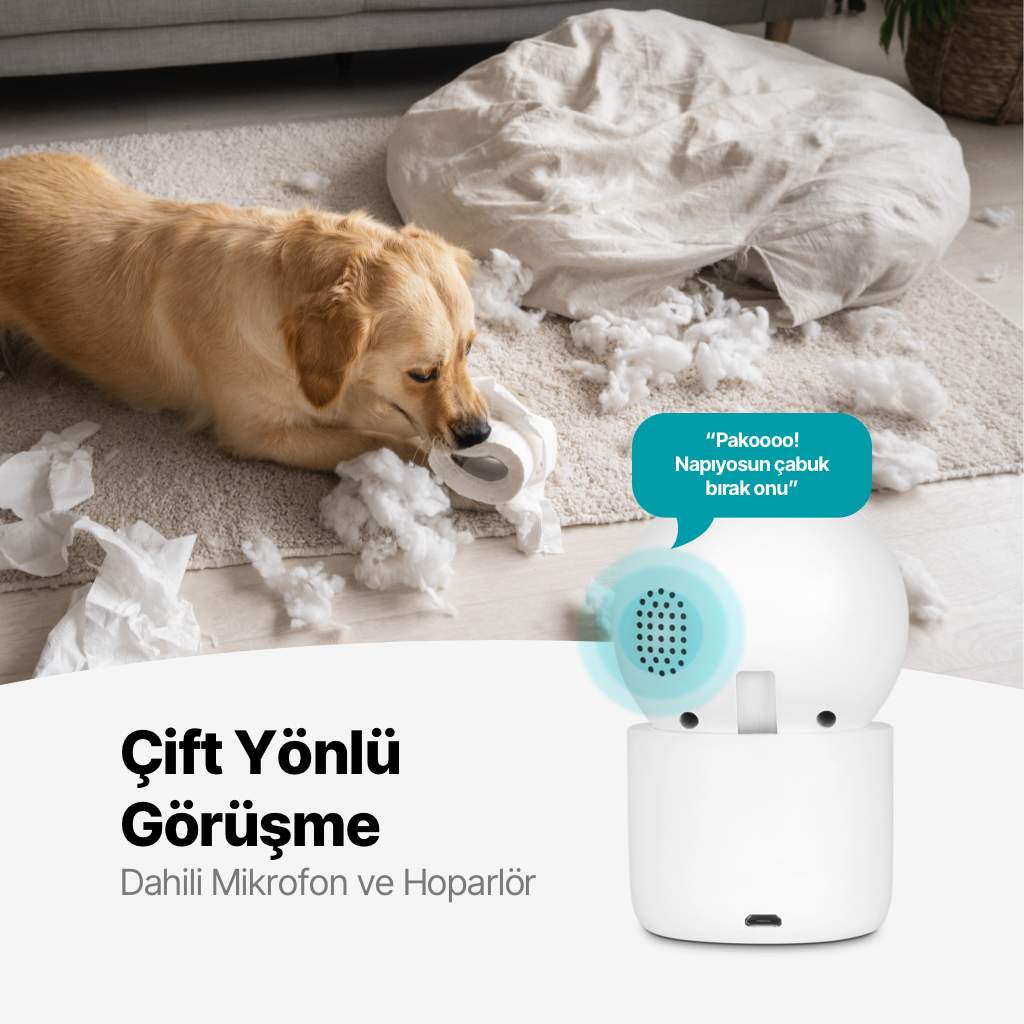 Ttec Wizi Pro 2 Full HD 360° Tak Çalıştır Wi-Fi Akıllı Kamera Fiyatı ...