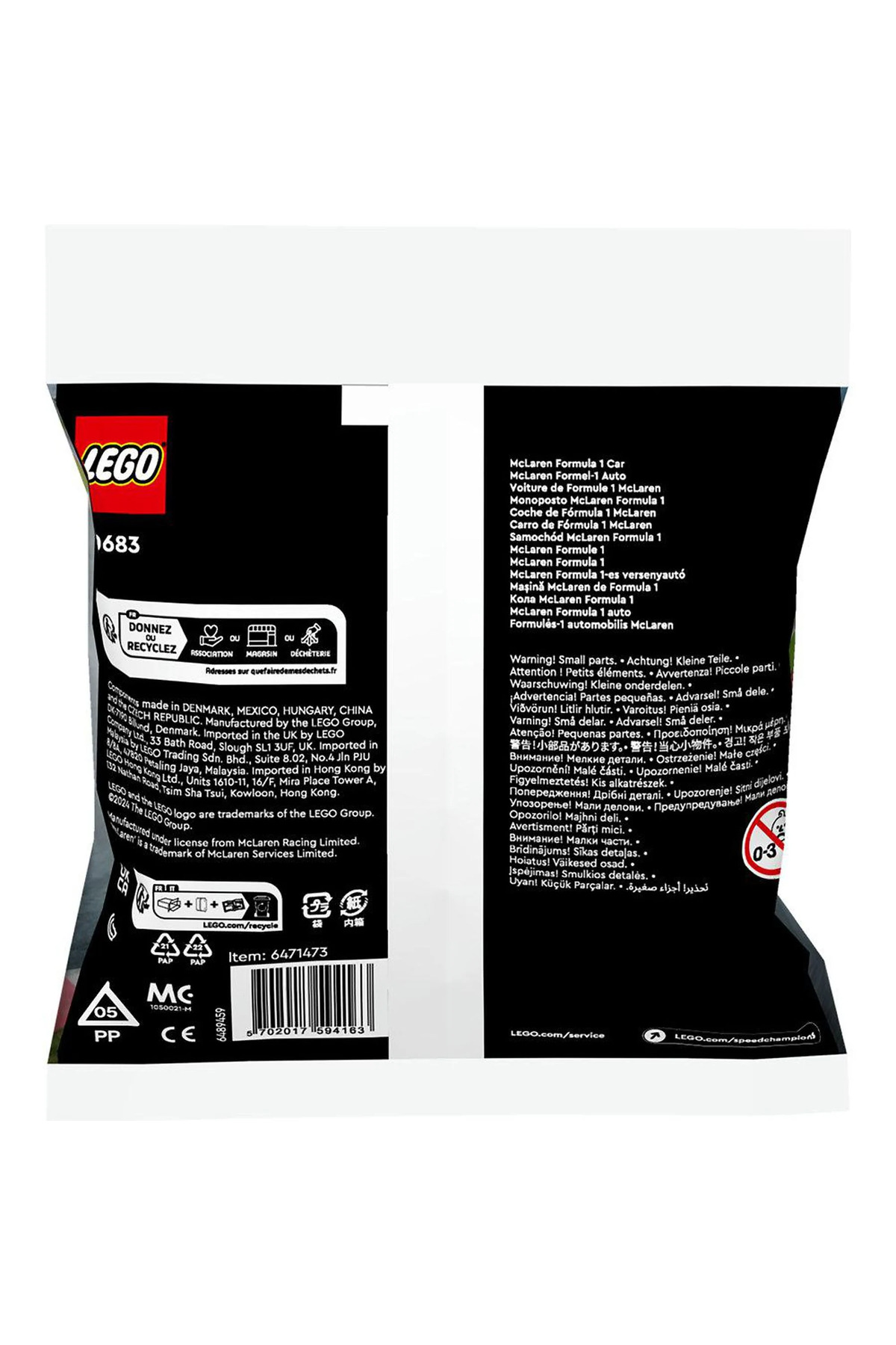 LEGO 30683 McLaren Formula 1 Arabası 57 Parça - Fiyatı, Yorumları