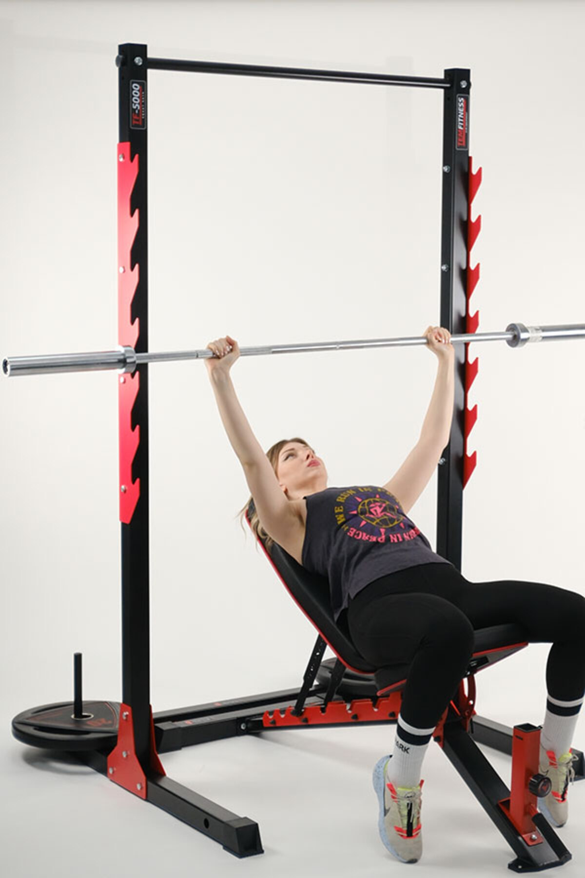 Temfitness Tf-5000 Squat Rack Bench Press Halter Standı Fiyatı - Trendyol