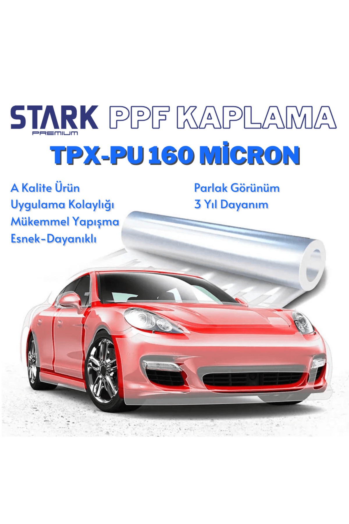 Stark Premium Stark PPF-TPX PU Şeffaf Araç Boya Koruma Kaplama 160 ...