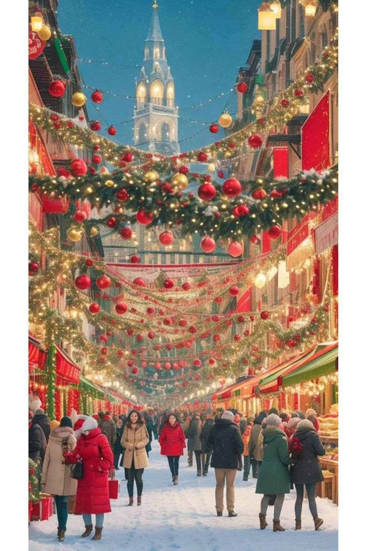 Movas Sanat Noel Partisi | Mozaik Sticker | 30x55 | Yb20204160 Fiyatı ...