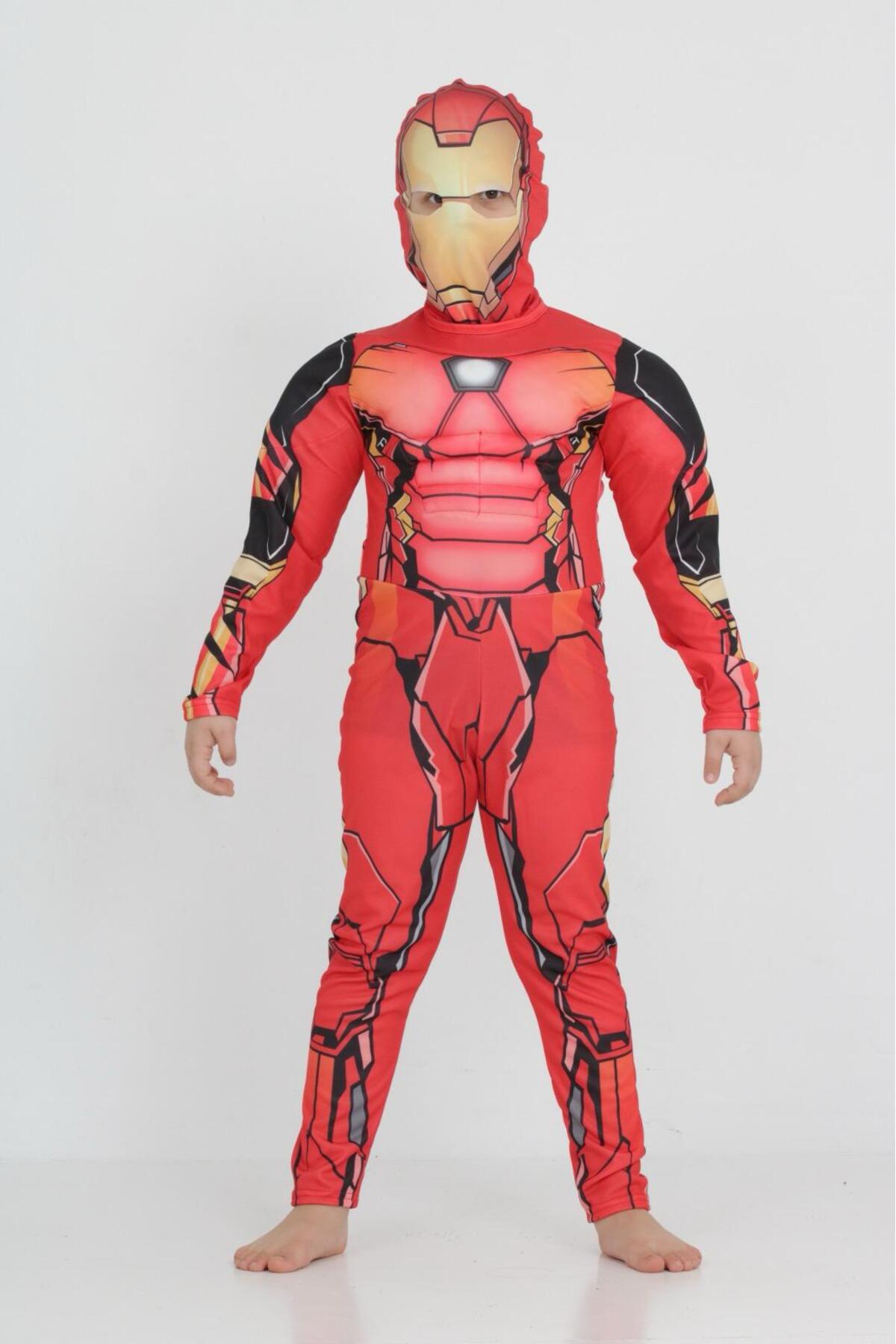 Lizsa Marvel Çocuk Kaslı Ironman Kostümü Çocuk Kaslı Demir Adam ...