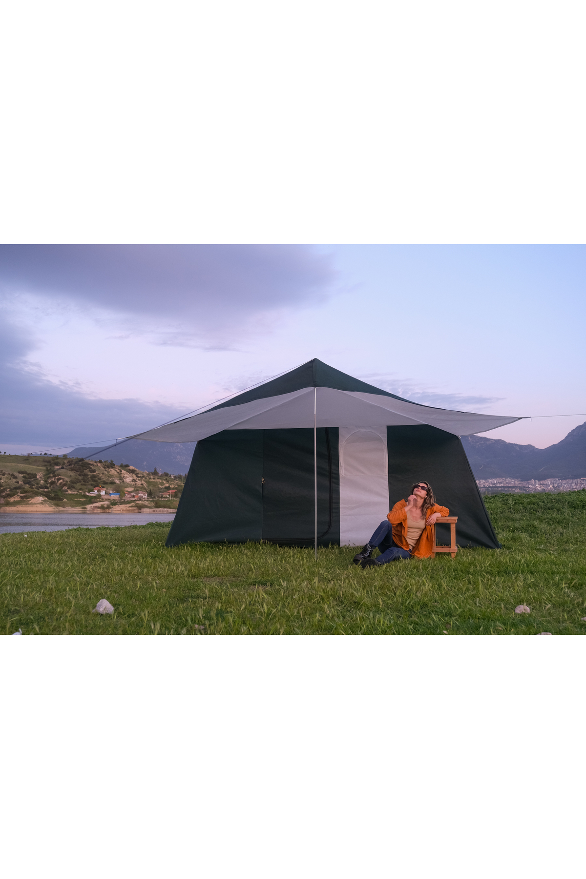 Tunç Çadır İki Oda Bir Salon + Mutfaklı Kamp Çadırı Yeşil Fiyatı ...