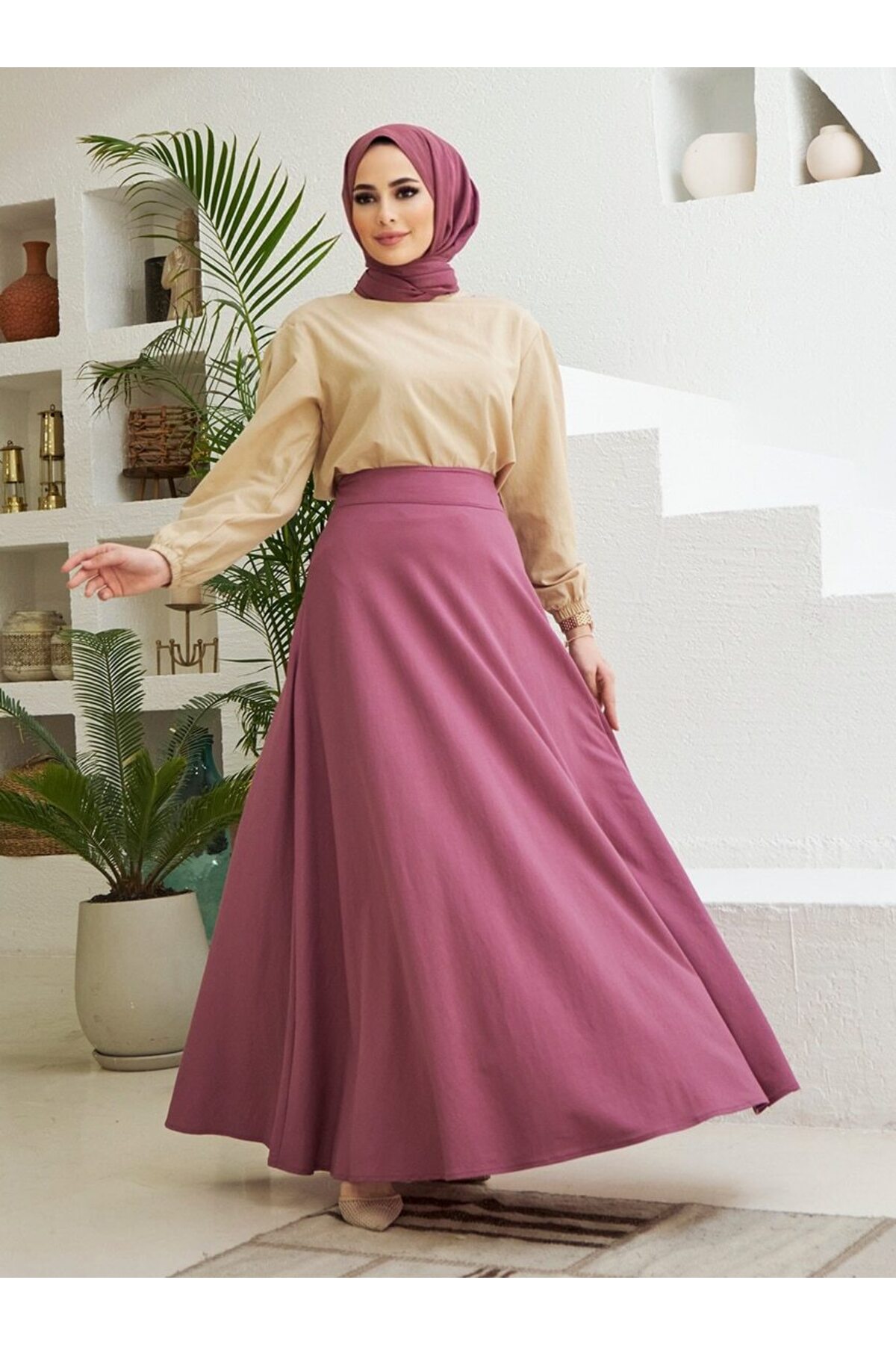 Neways Kloş Etek - Lila - Neways Fiyatı, Yorumları - Trendyol