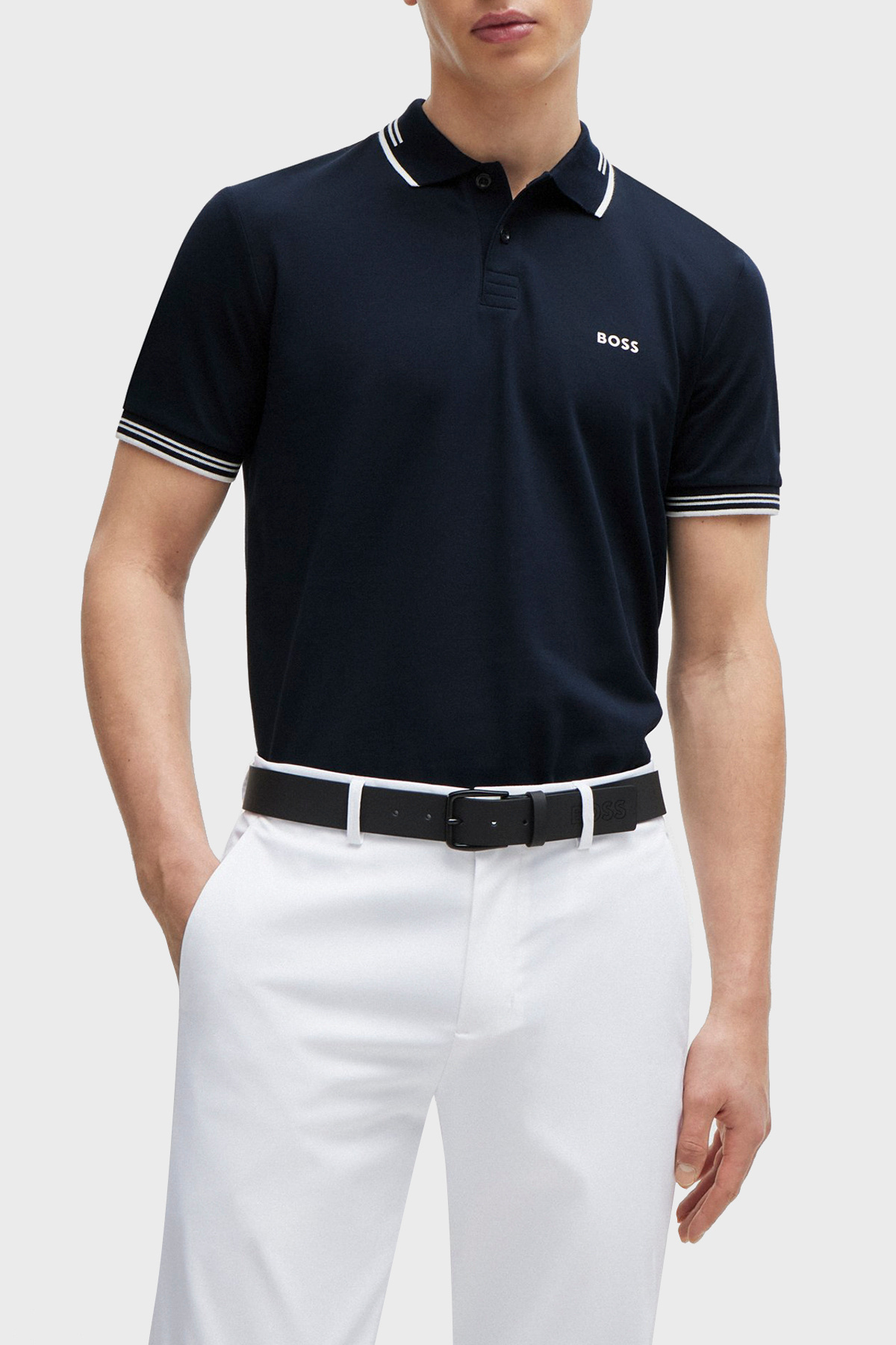 BOSS Pamuklu Slim Fit Düğmeli Polo Yaka T Shirt Erkek POLO YAKA T SHİRT ...