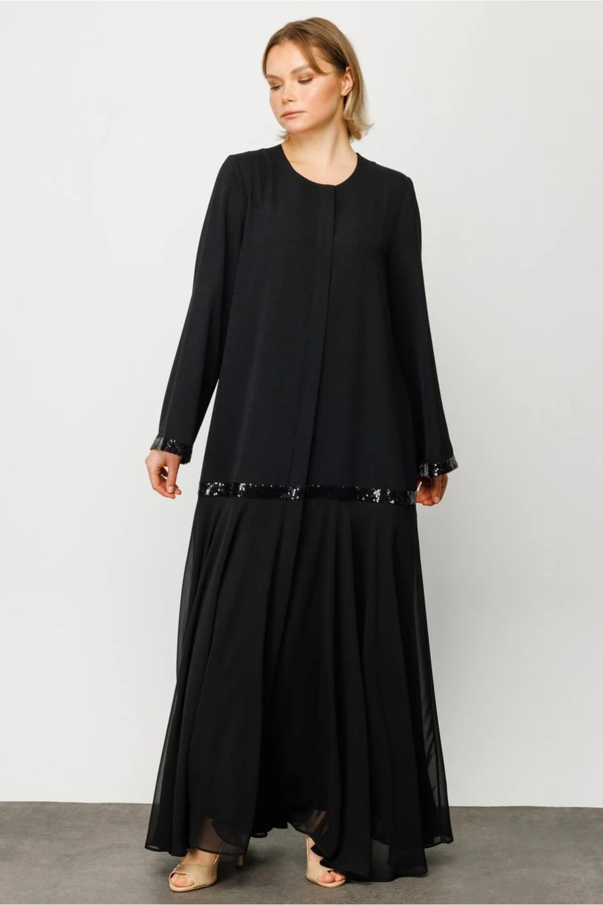 Micca MİCCA ŞİFON VE PULLU FERACE - Fiyatı, Yorumları