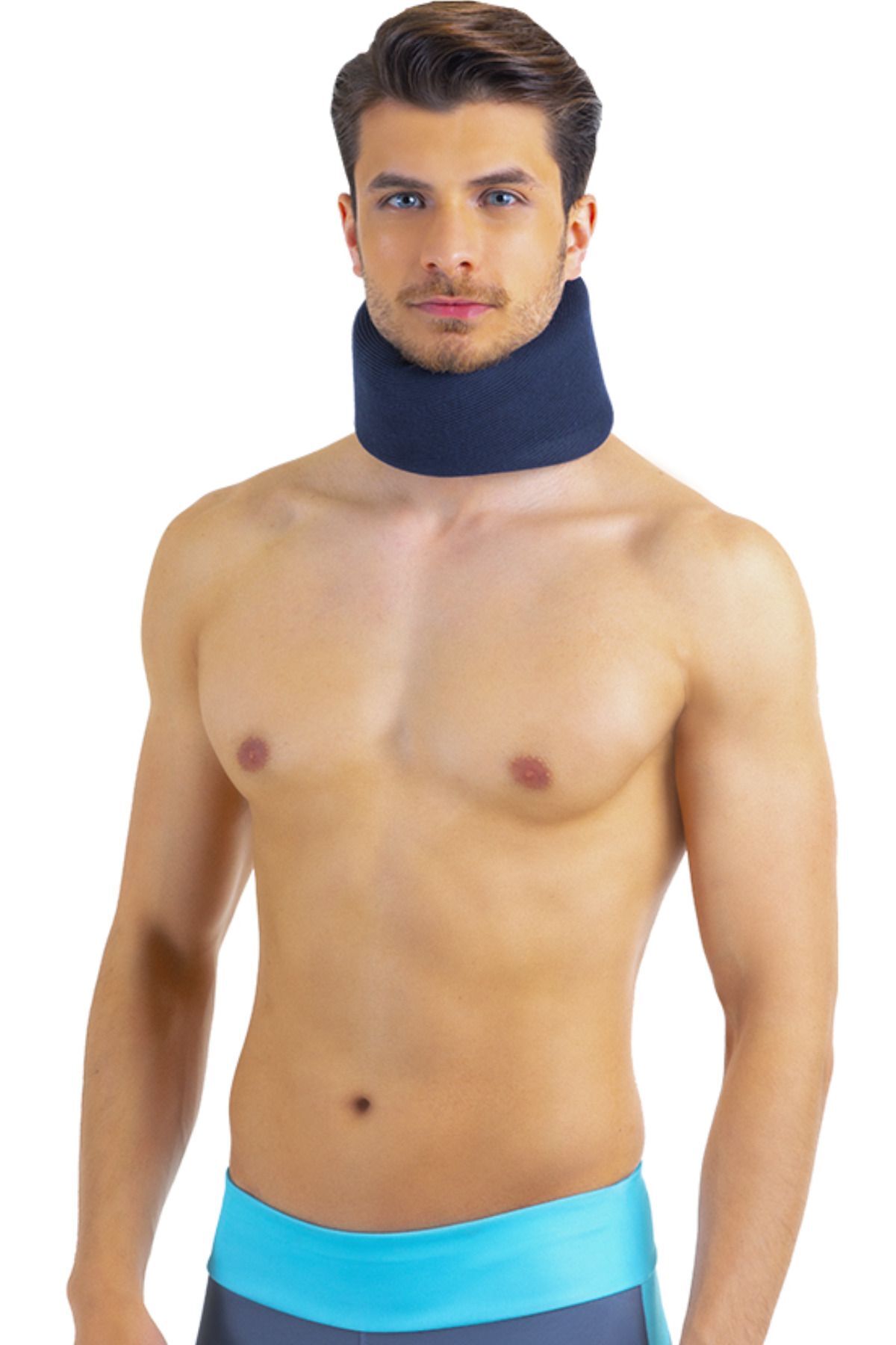 VİZOR Plastic Supported Sponge Neck Collar Extra Support Neck Hernia Neck Straightening- Trendyol