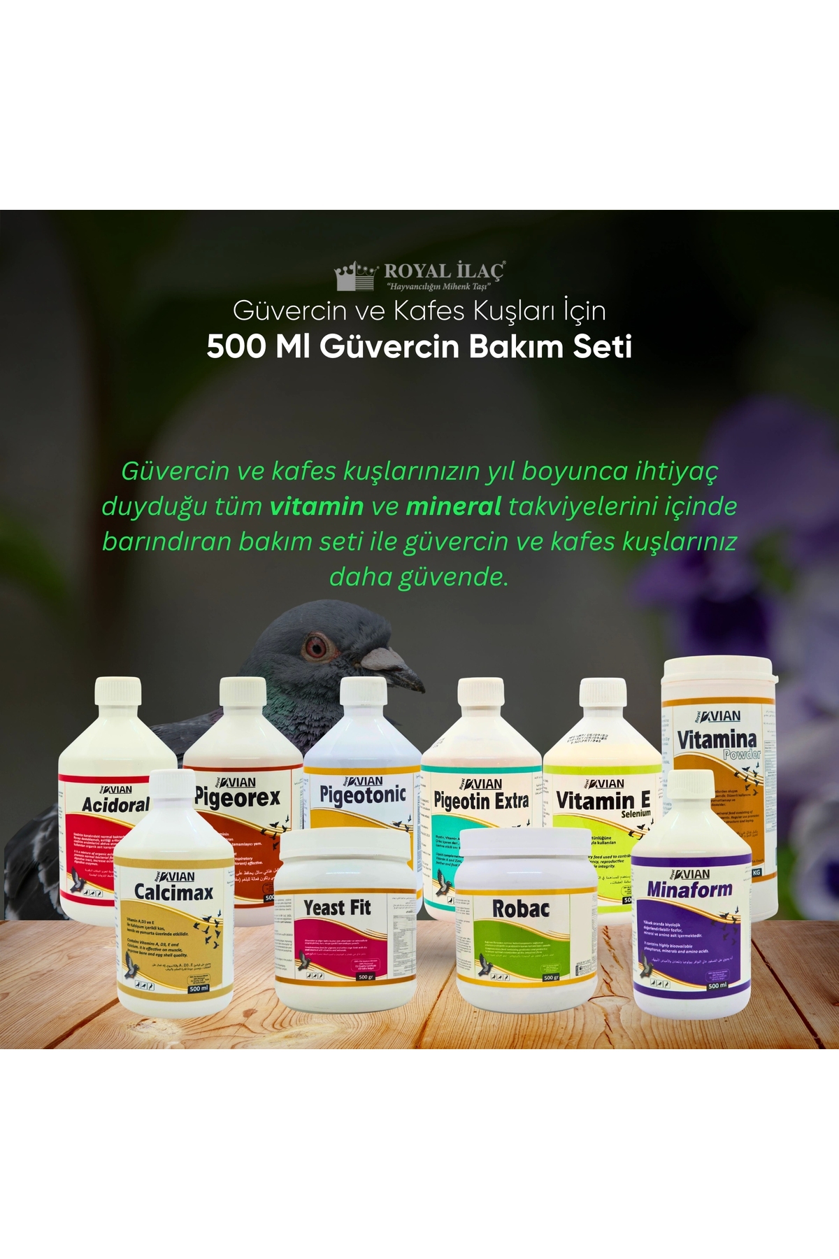 Royal İlaç Royal Ilaç 500 Ml. Güvercin Bakım Seti Fiyatı, Yorumları ...