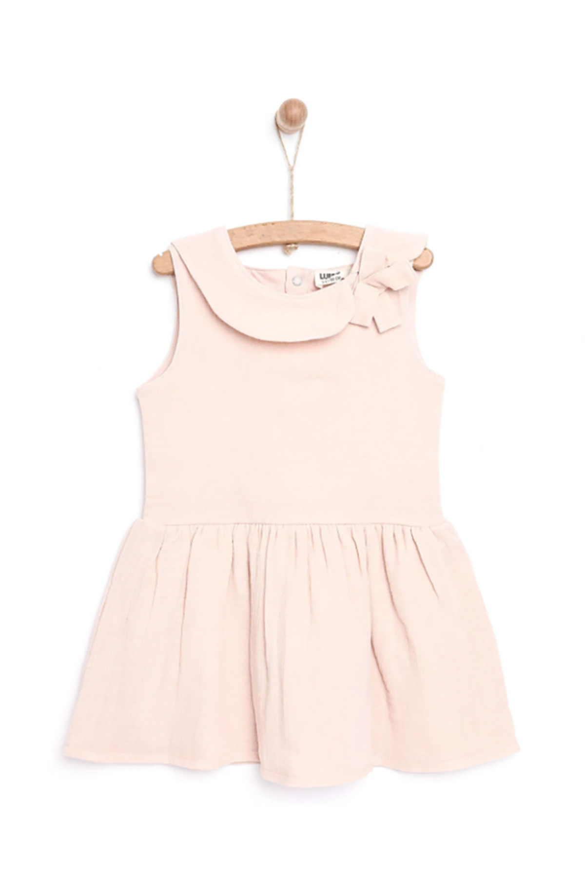 LUESS Kız Çocuk %100 Pamuk Müslin Toz Pembe Elbise Fiyatı, Yorumları ...