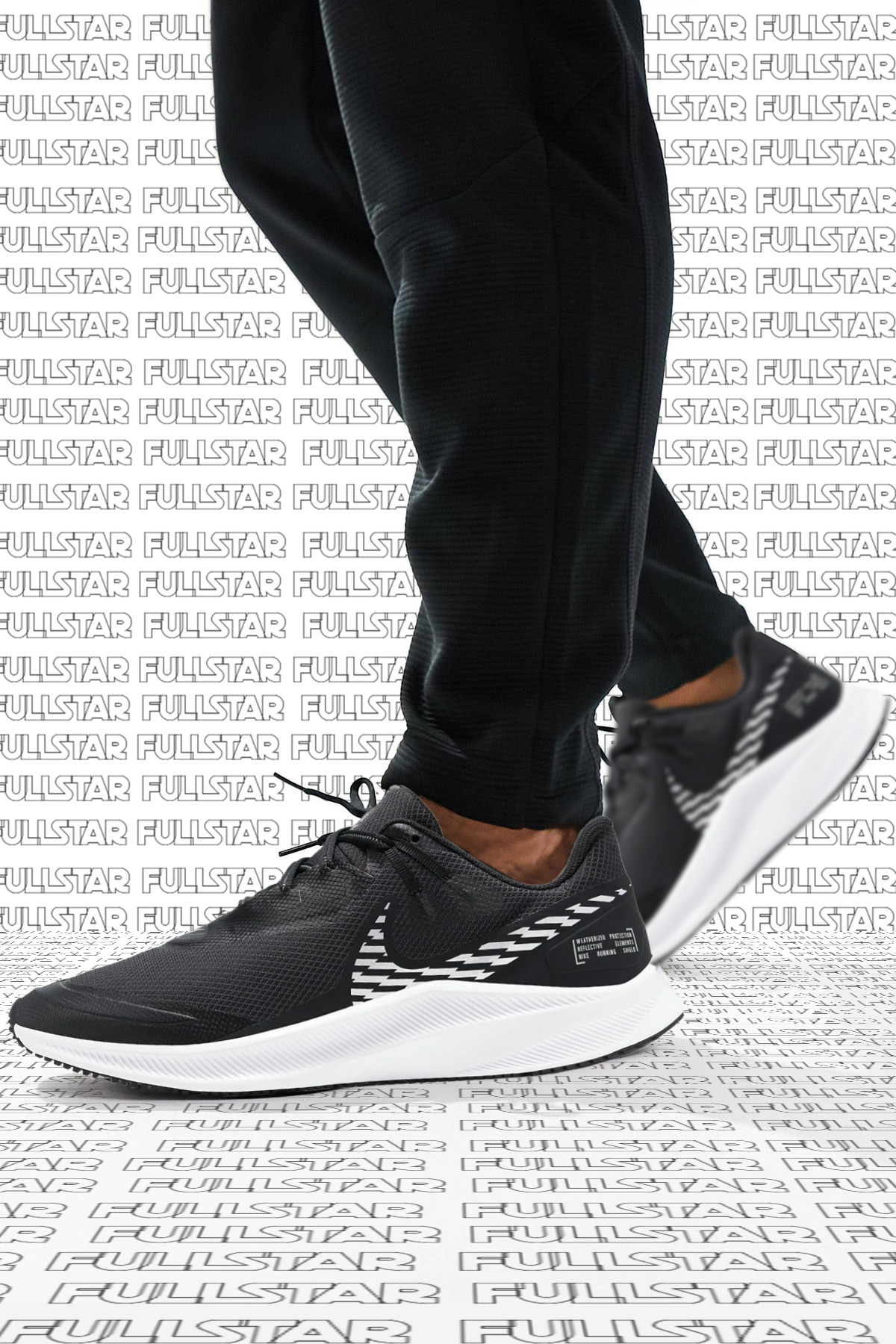 Nike Quest 3 Shield Walk Run Shoes Water Rpll. Reflektörlü Yürüyüş Koşu ...