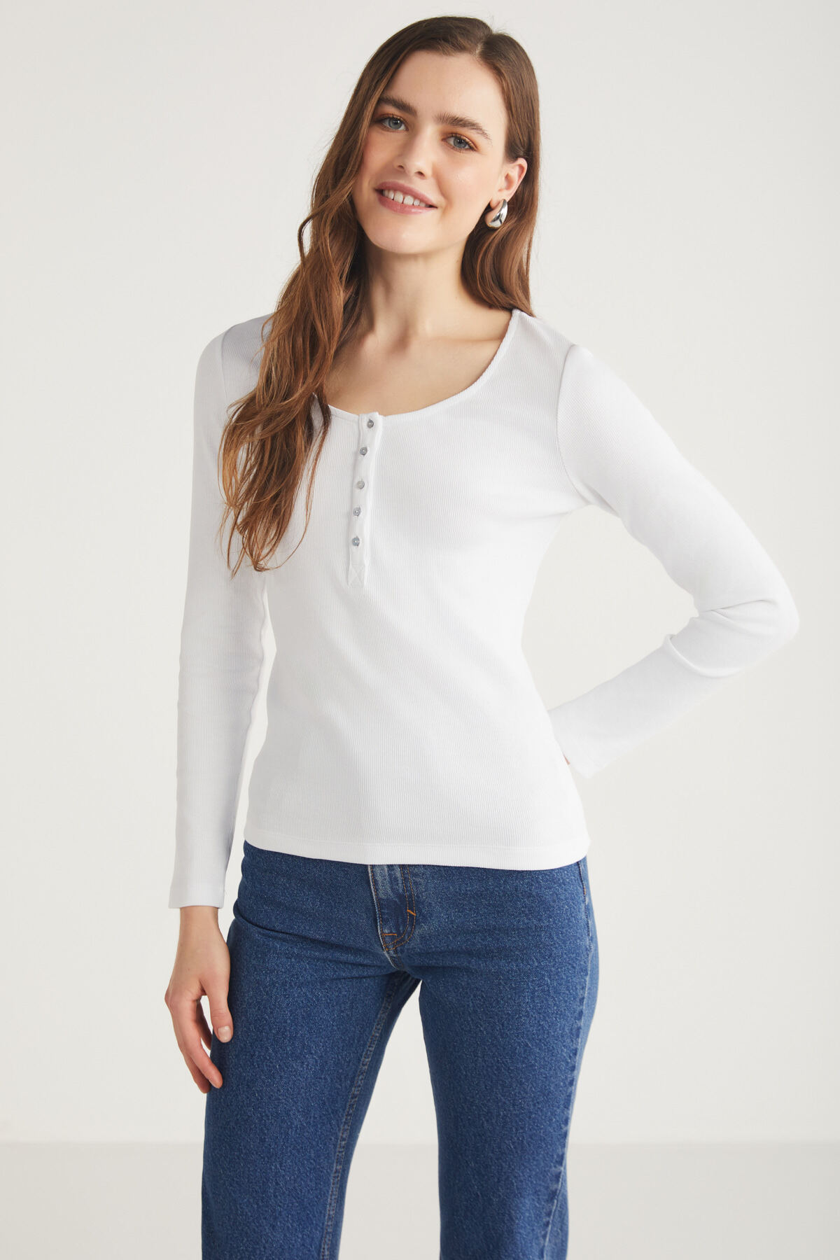 ETHIQUET Zazana Kadın Fitilli Görünümlü Vücudu Tamamen Saran Derin ...