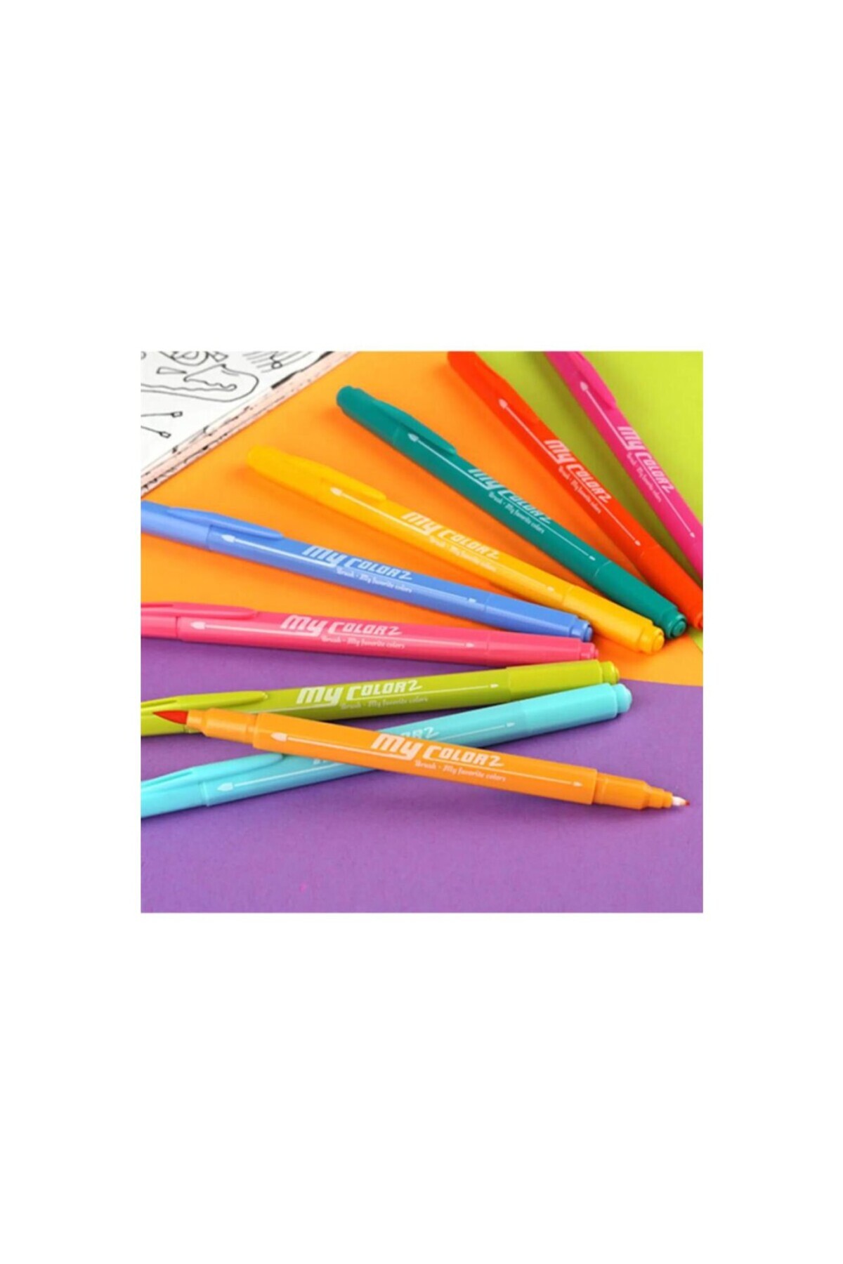 Dong A Dong A Donga My Color 2 Çift Taraflı Brush Kalem 24'lü Set ...