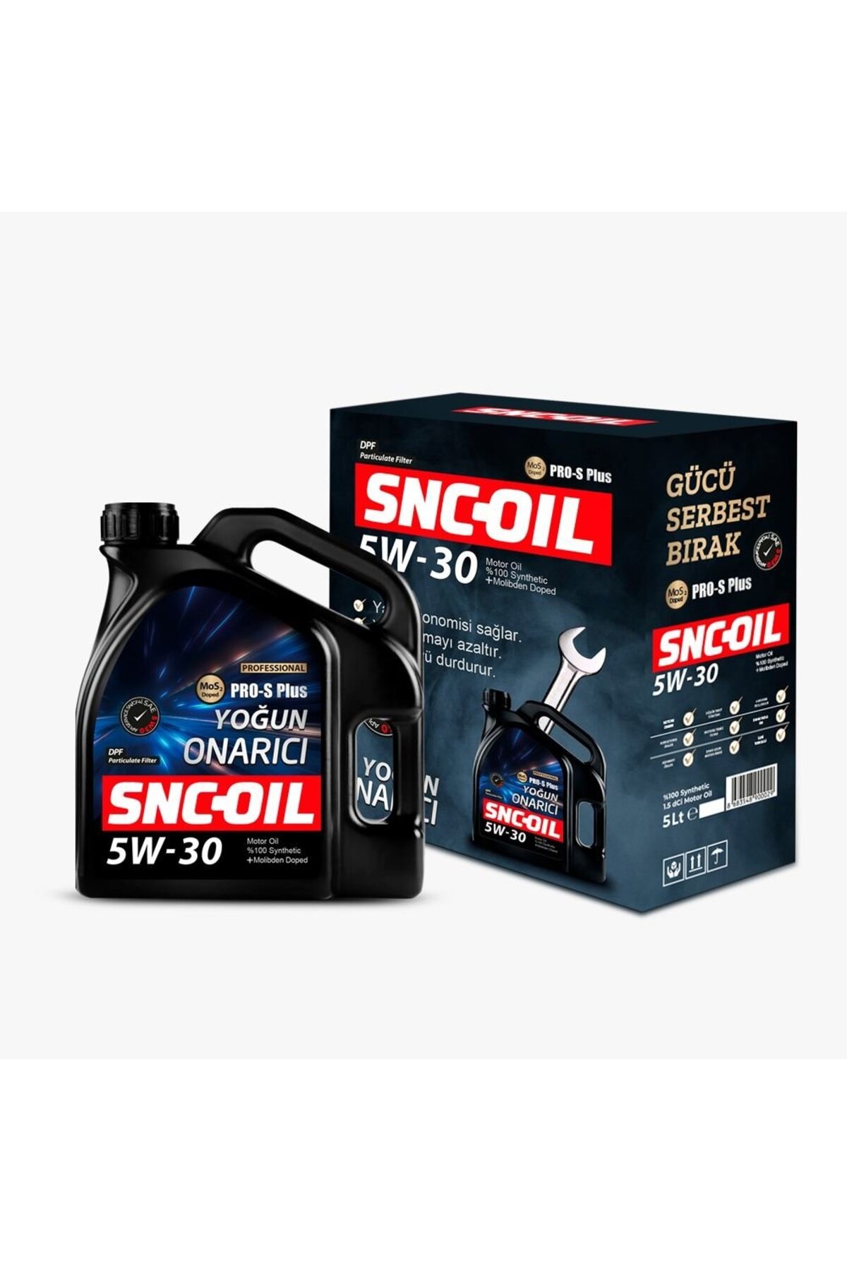 snc ICON GROUP - SNC-OIL Pro-S Plus Yoğun Onarıcı 5W-30 Motor Yağı 5 ...