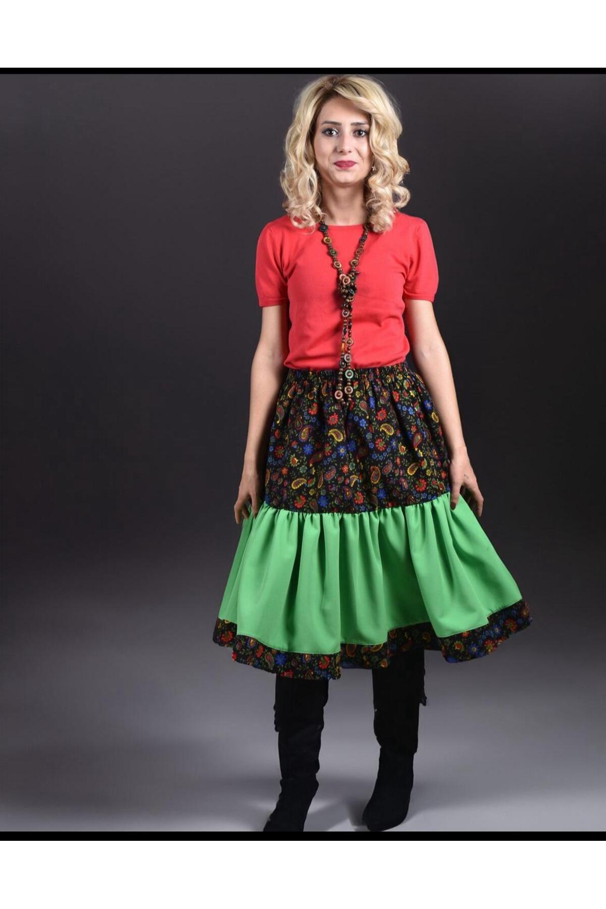 MİUM BAEM Bohem Tarzı Özel Tasarım Etek Fiyatı, Yorumları - Trendyol