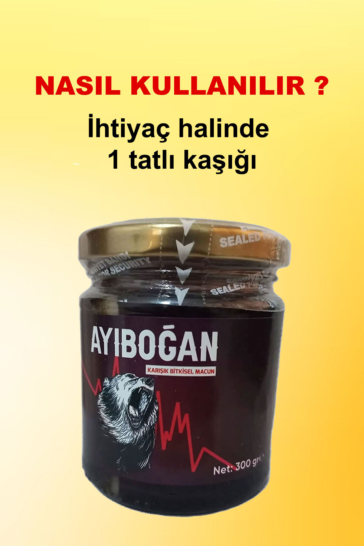Ayıboğan Bitkisel Macun 300 Gr, Cinsel, Doğal, Kuvvet, Macunu, Mesir ...