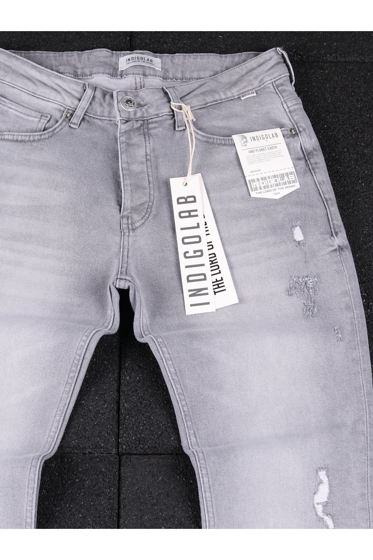 INDIGOLAB Erkek gri Lazer Detaylı Jean Pantolon Fiyatı, Yorumları ...