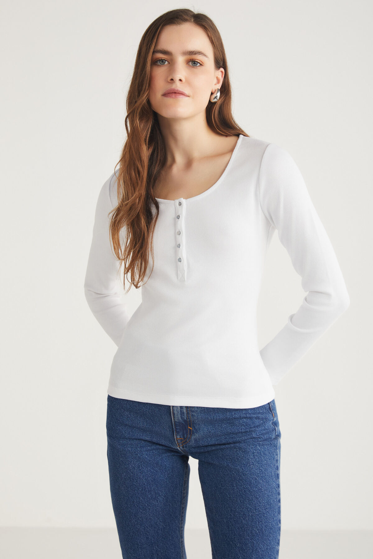 ETHIQUET Zazana Kadın Fitilli Görünümlü Vücudu Tamamen Saran Derin ...