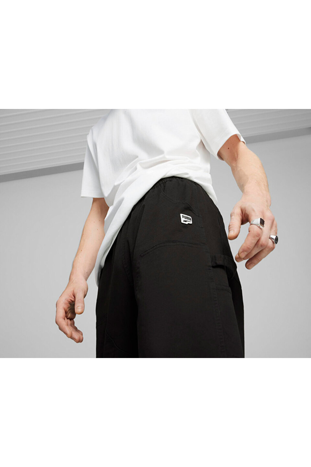 Puma Downtown Double Knee Pants Erkek Günlük Pantolon 62436801 Siyah ...