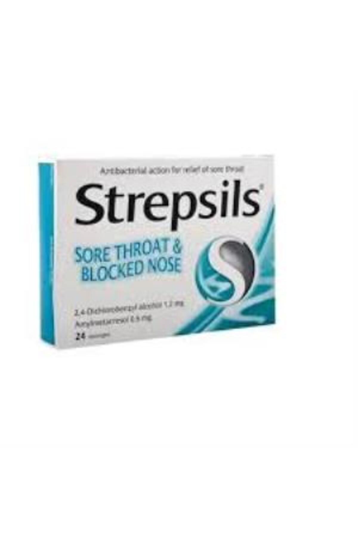 Strepsils Strepsils Mentollu Sore Throat & Blocked Nose 24 Pastil ...