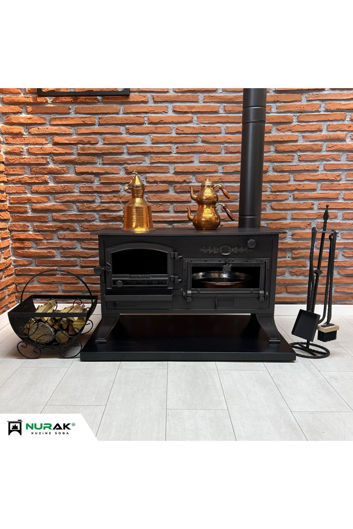 Nurak Kuzine Soba YANDAN FIRINLI KAPADOKYA ŞÖMİNE Fiyatı, Yorumları - Trendyol