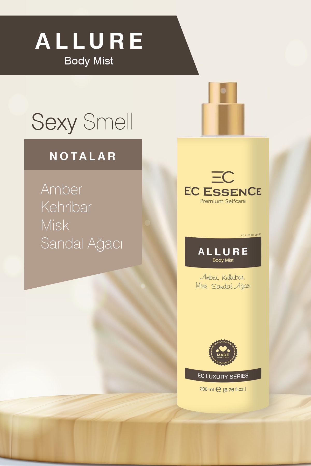 EC Cosmetics Kadın ALLURE Vücut Spreyi | Women Body Mist 200ml Fiyatı ...