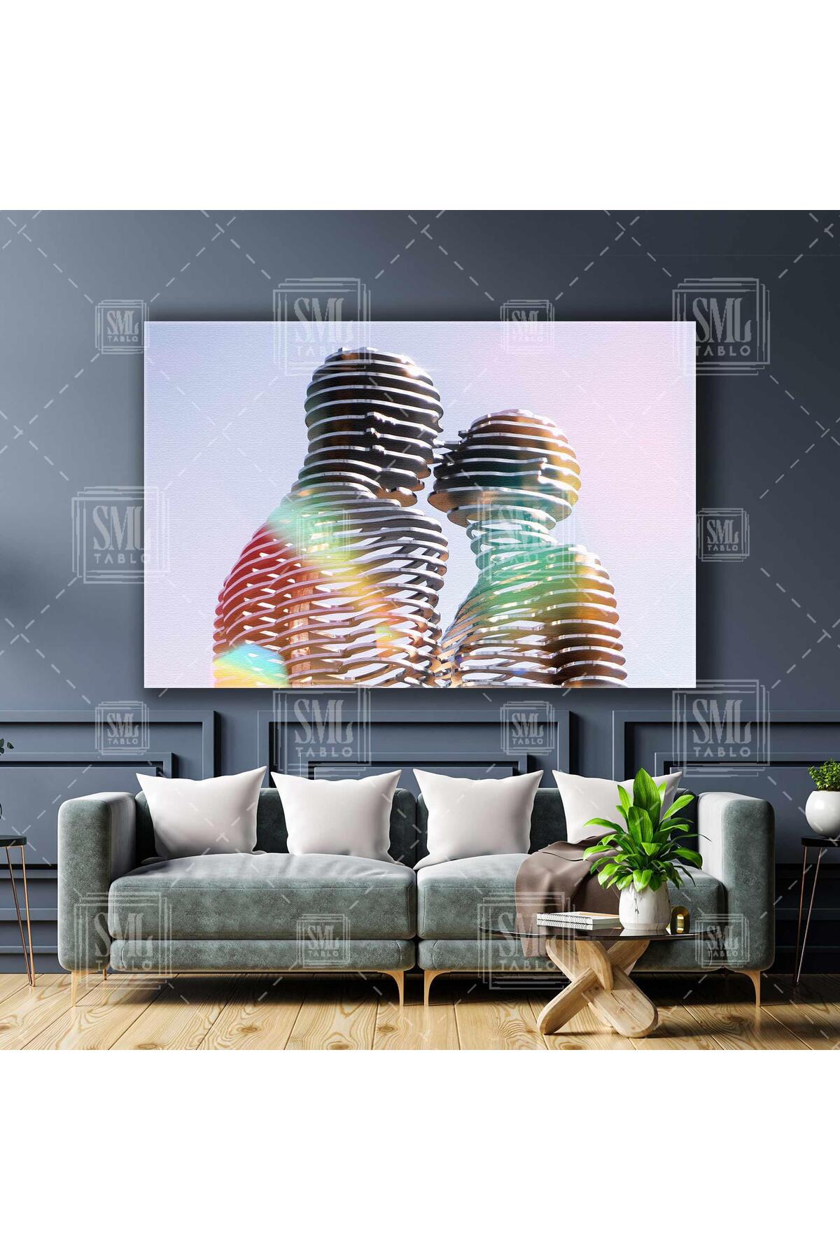 SML TABLO Ali Ve Nino Heykeli Batum Metal Heykel Yatay Kanvas Tablo Fiyatı, Yorumları - Trendyol