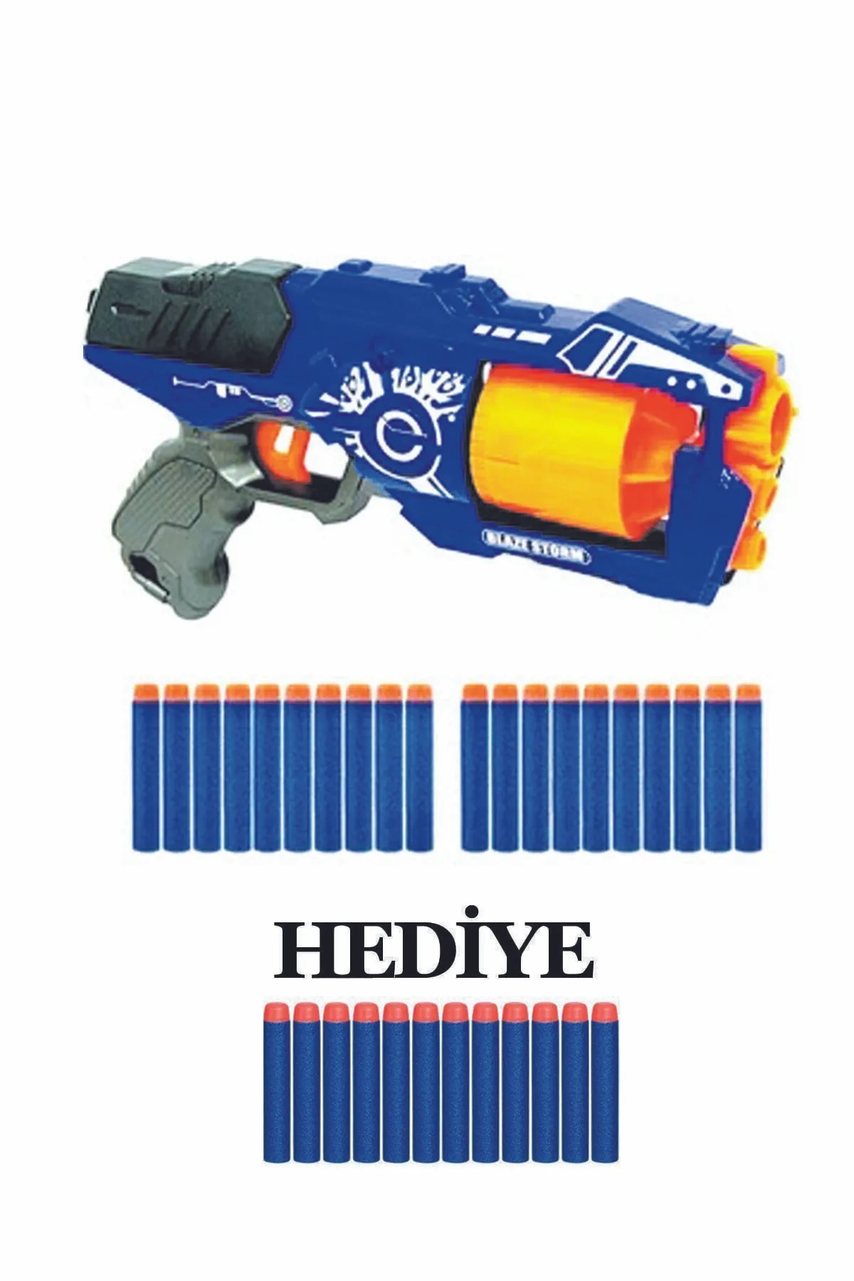 PeriYedi Nİşancı 2 Nerf Silah Sünger Mermi Atan Hot Fire Nişancı-2 ...