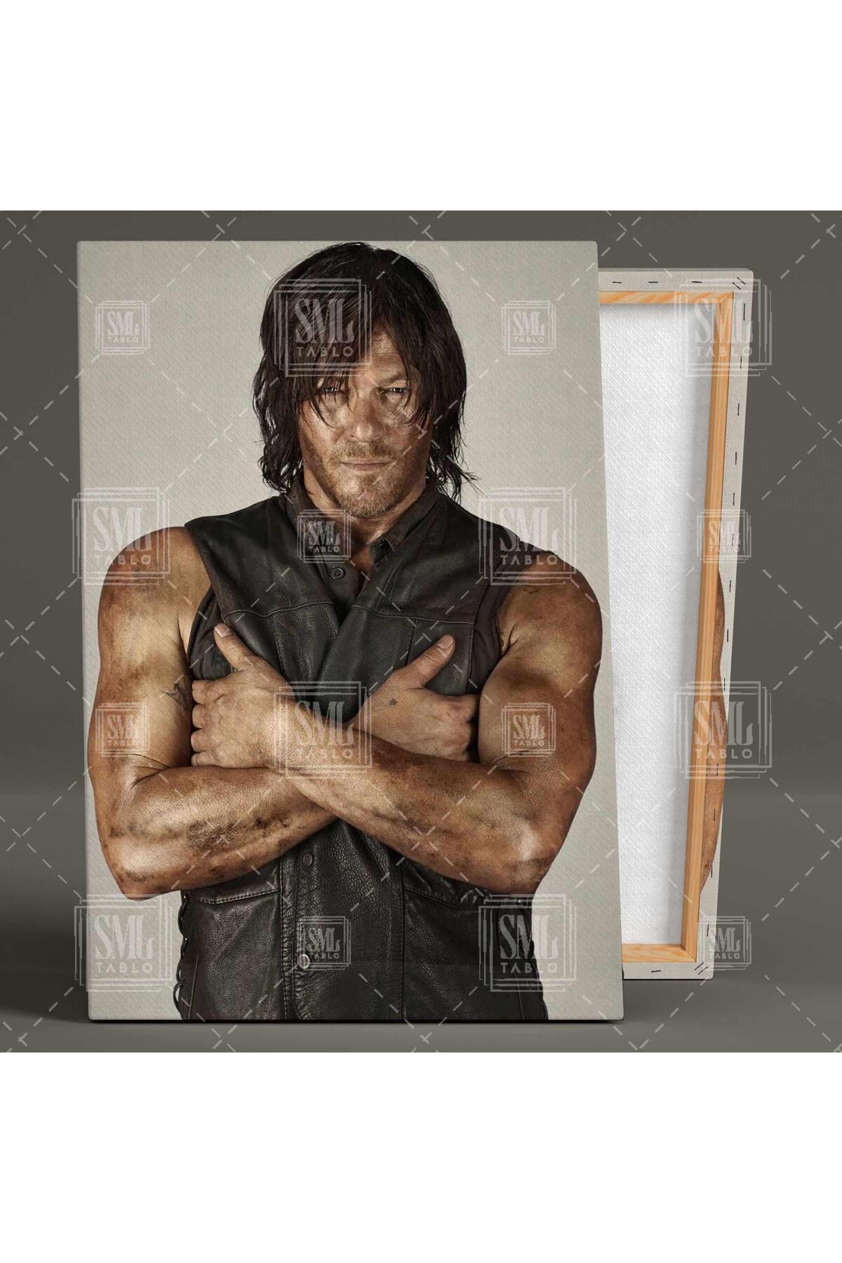 SML TABLO Daryl Dixon The Walking Dead Karizma Dikey Kanvas Tablo ...
