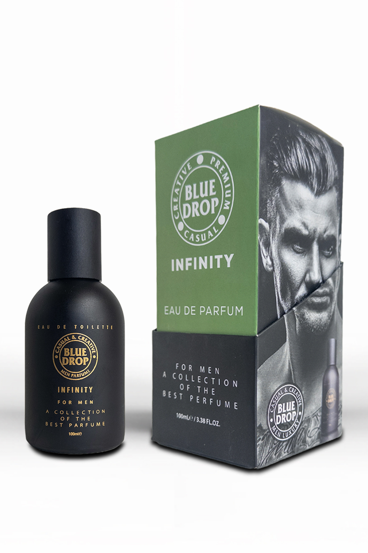 BLUE DROP Infinity Erkek Parfümü, 100 ml Eau De Parfum, Kalıcı Ve Ferah ...