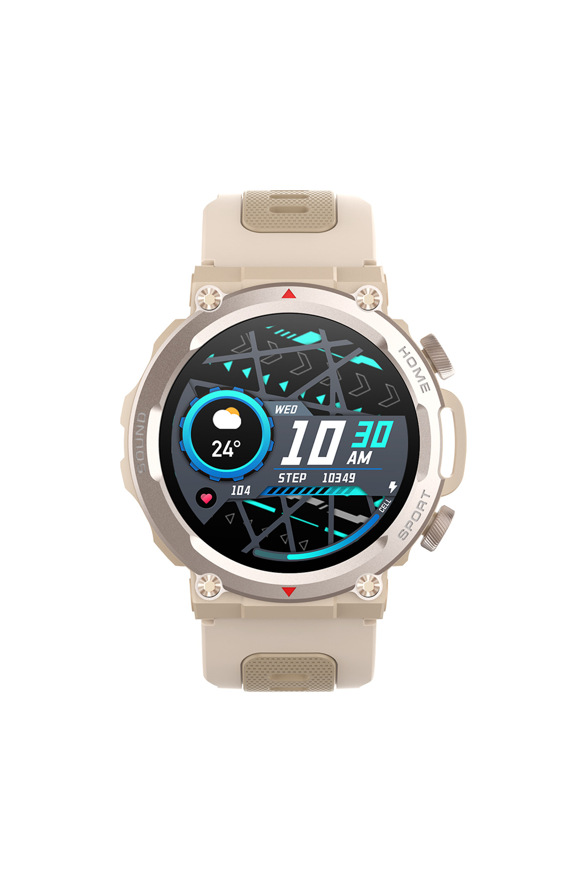 İXTECH XeeFit-8 Akıllı Saat Amoled Ekran Sesli Görüşme Özellikli Bej ...