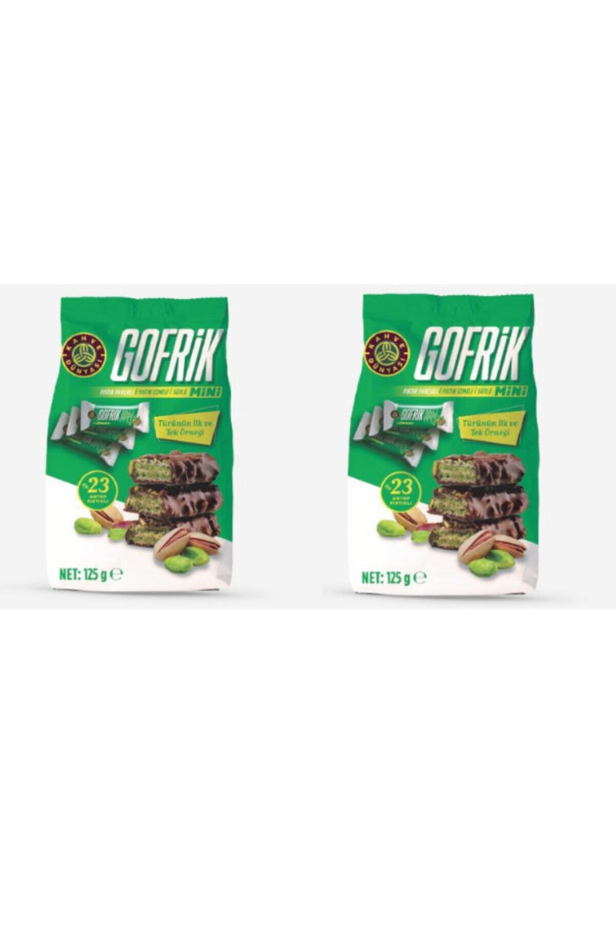 Kahve Dünyası 2 'li Gofrik Mini Çikolata 125 gr %23 Antep Fıstıklı ...