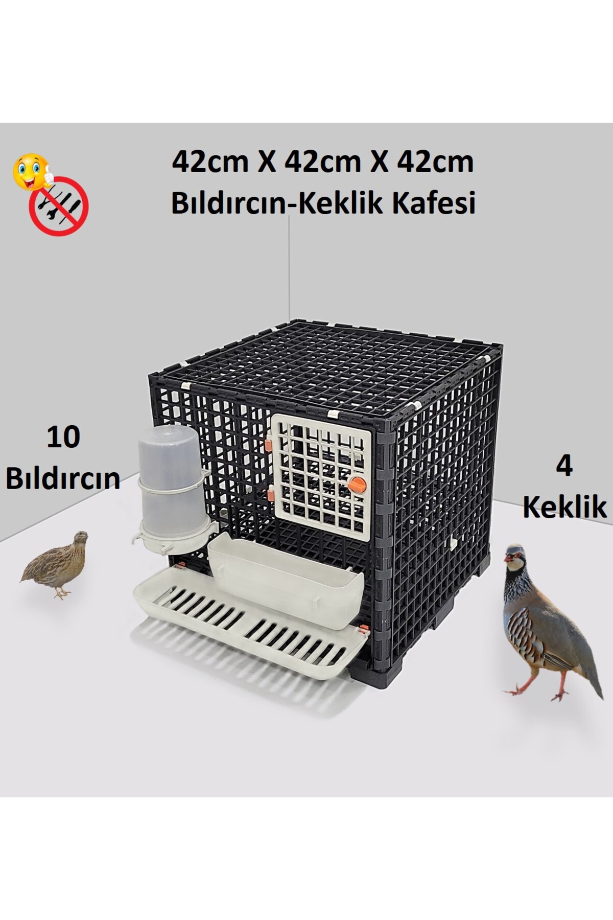 Leganest BILDIRCIN KEKLİK SÜLÜN KAFESİ YUMURTA EĞİMLİ TAM TAKIM YP40 ...