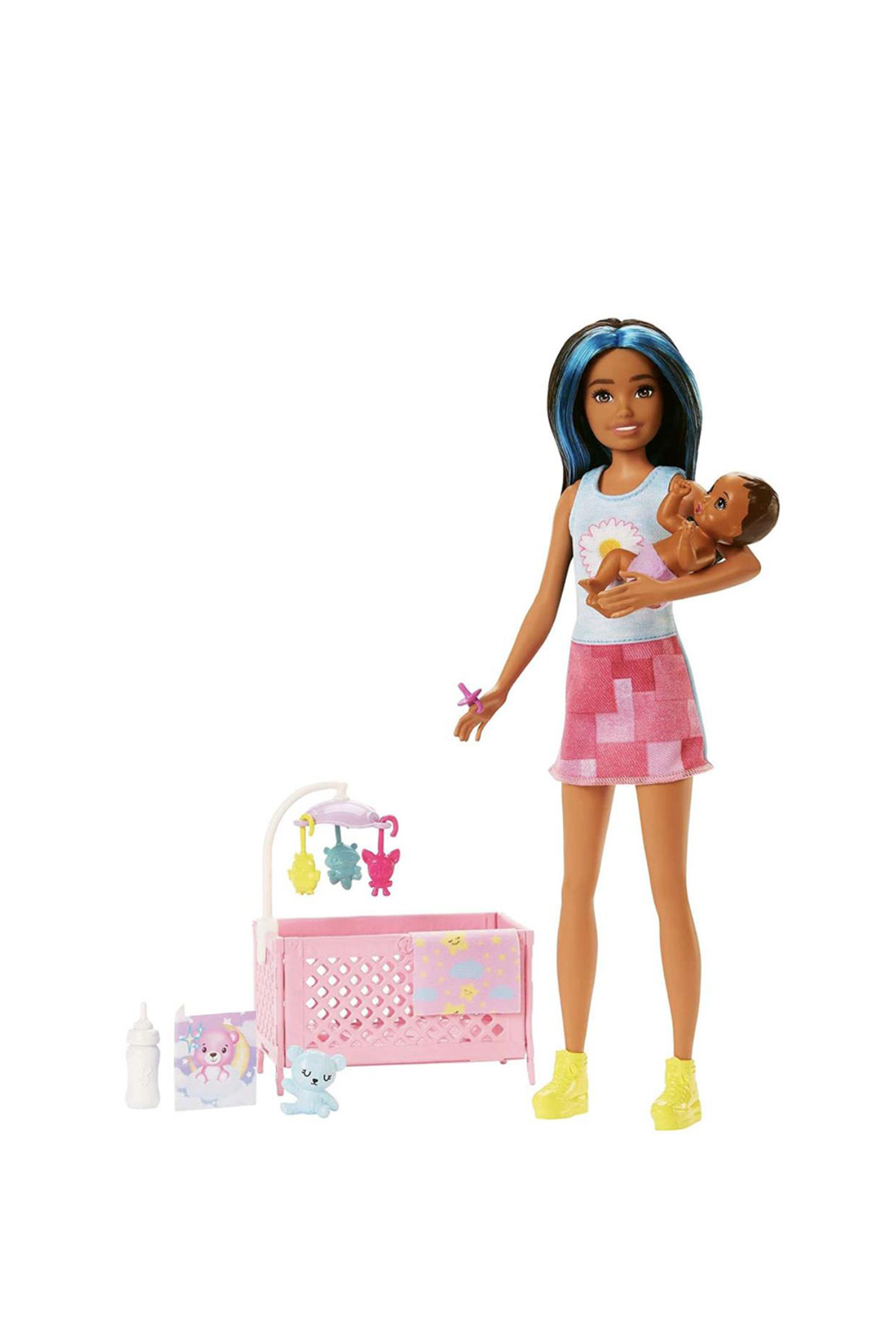 Barbie FHY97-HJY34 Barbie Bebek Bakıcısı Bebeği ve Aksesuarları Oyun ...