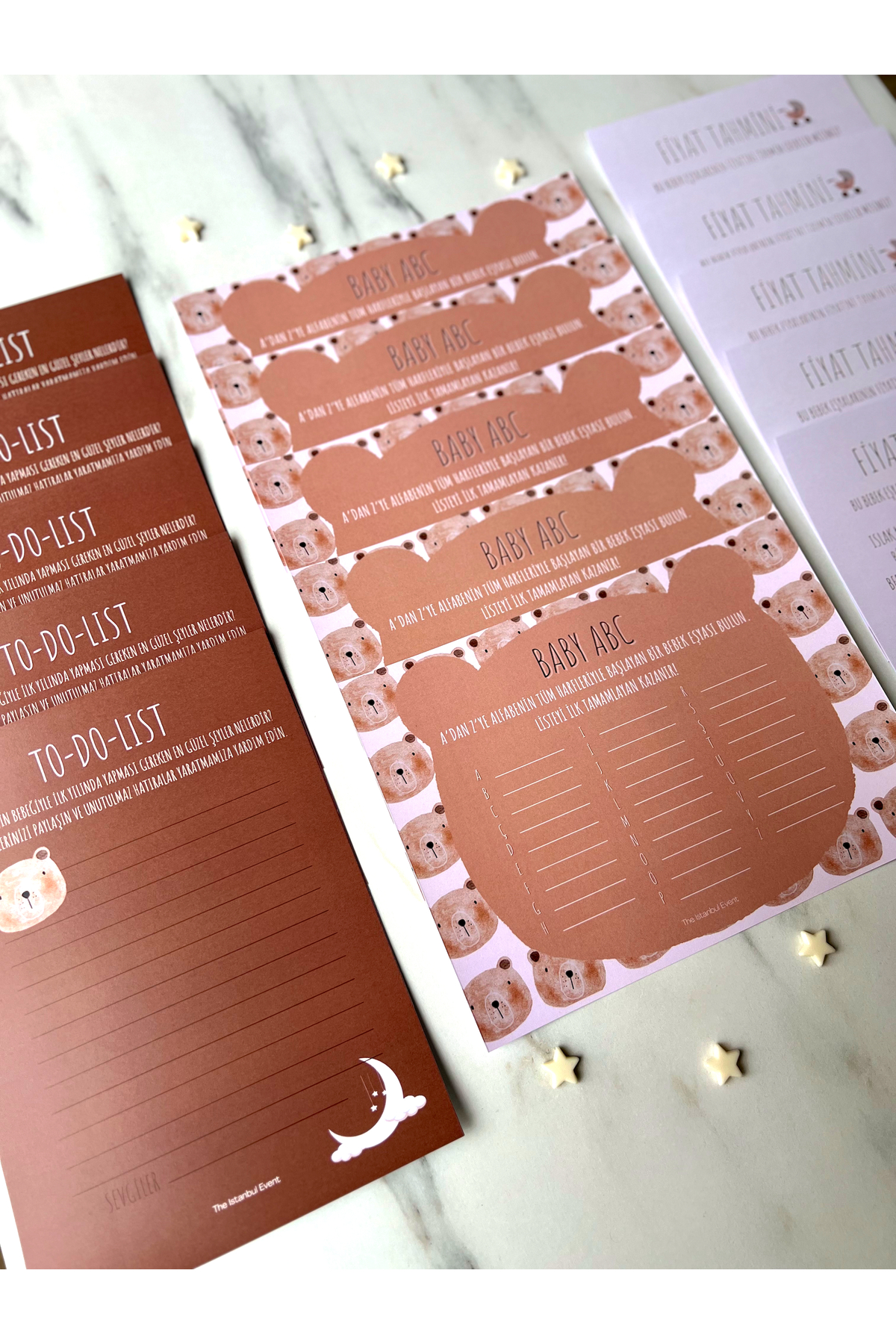 The Istanbul Event 15'li Baby Shower Oyun Soru Kartları Seti - To Do ...