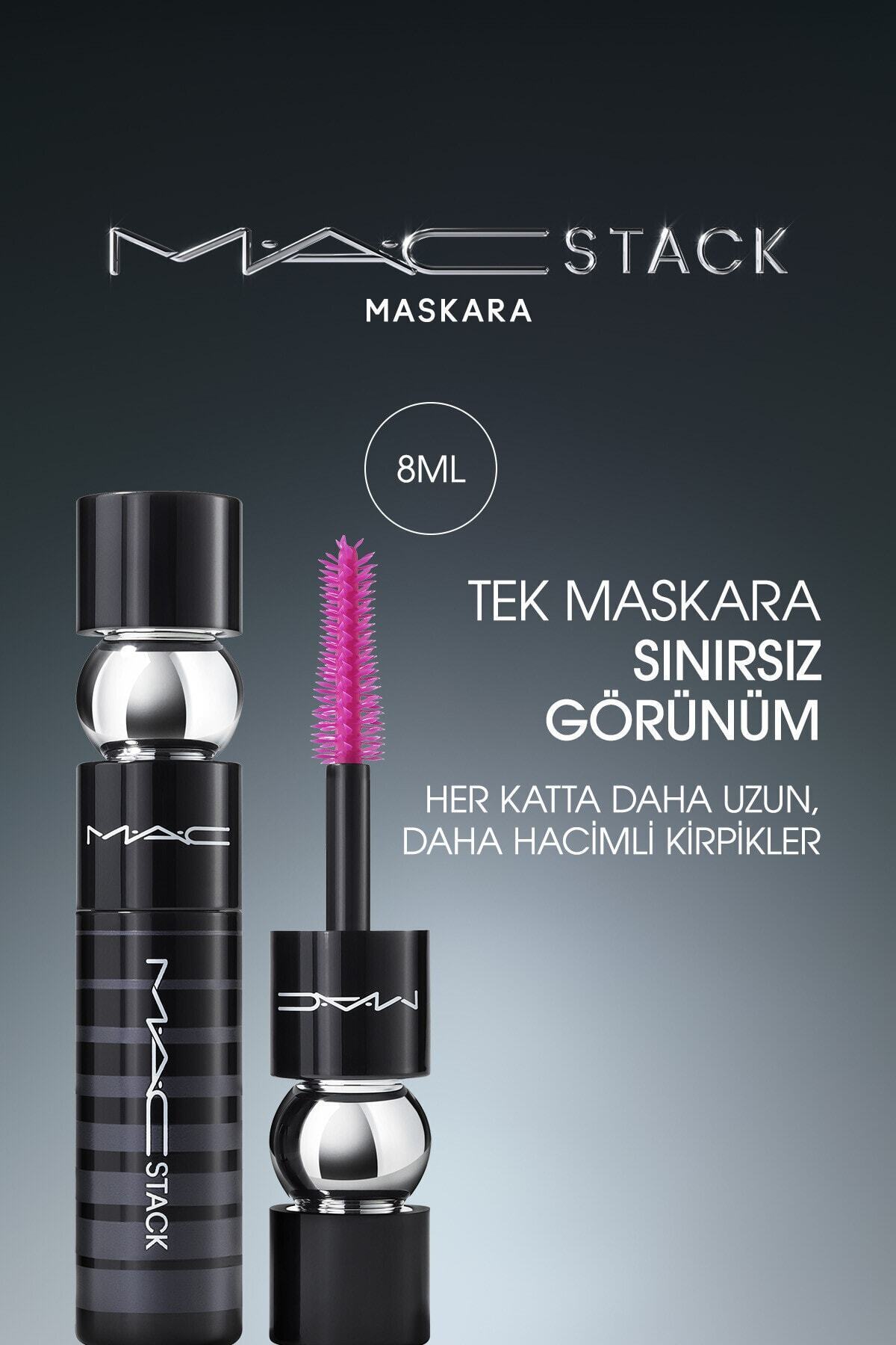 Mac MACSTACK MASCARA WİTH CURLİNG & LİFTİNG EFFECT FOR LONG AND ...