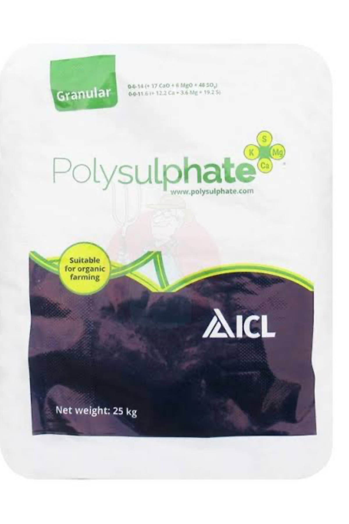 ICL Everris ICL PolySulphate Organik Gübre 0-0-14+(+17CaO+6MgO+48So3 ...