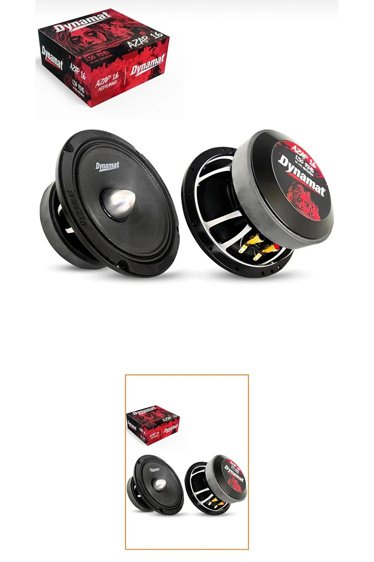 Dynamat AZAP SERİSİ 16 CM 150RMS 2 ADET MİDRANGE Fiyatı, Yorumları - Trendyol