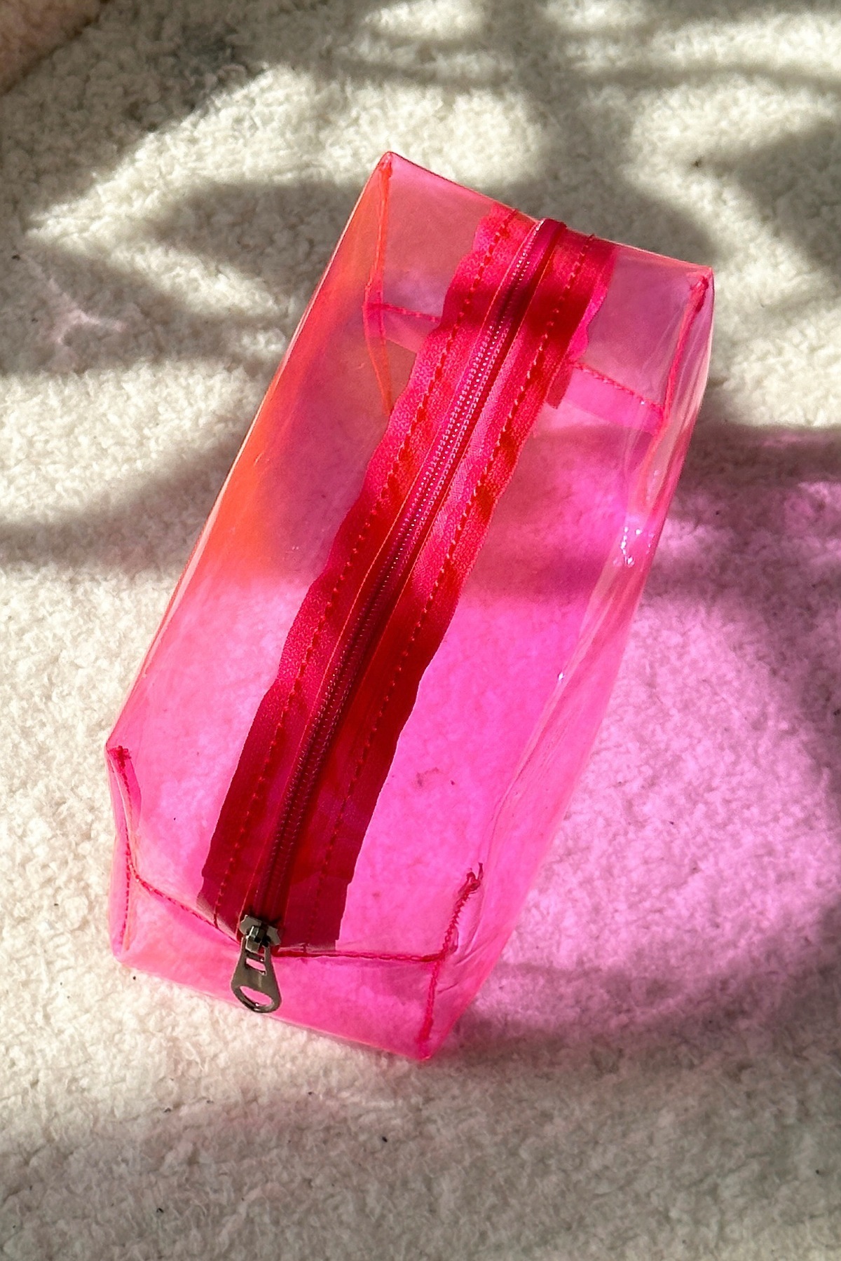 synee Şeffaf Pembe Pvc Makyaj Çantası Fiyatı, Yorumları - Trendyol