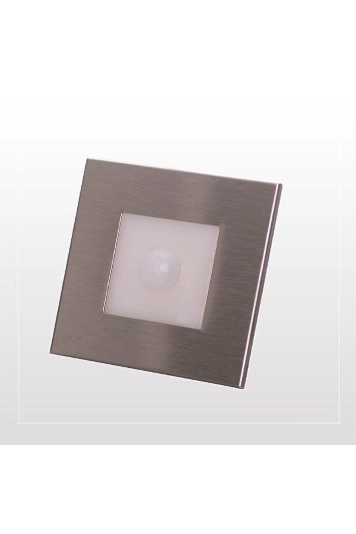 ERKL Ed Hareket Sensörlü Mavi Krom Kasa Kare Merdiven Aydınlatması ...