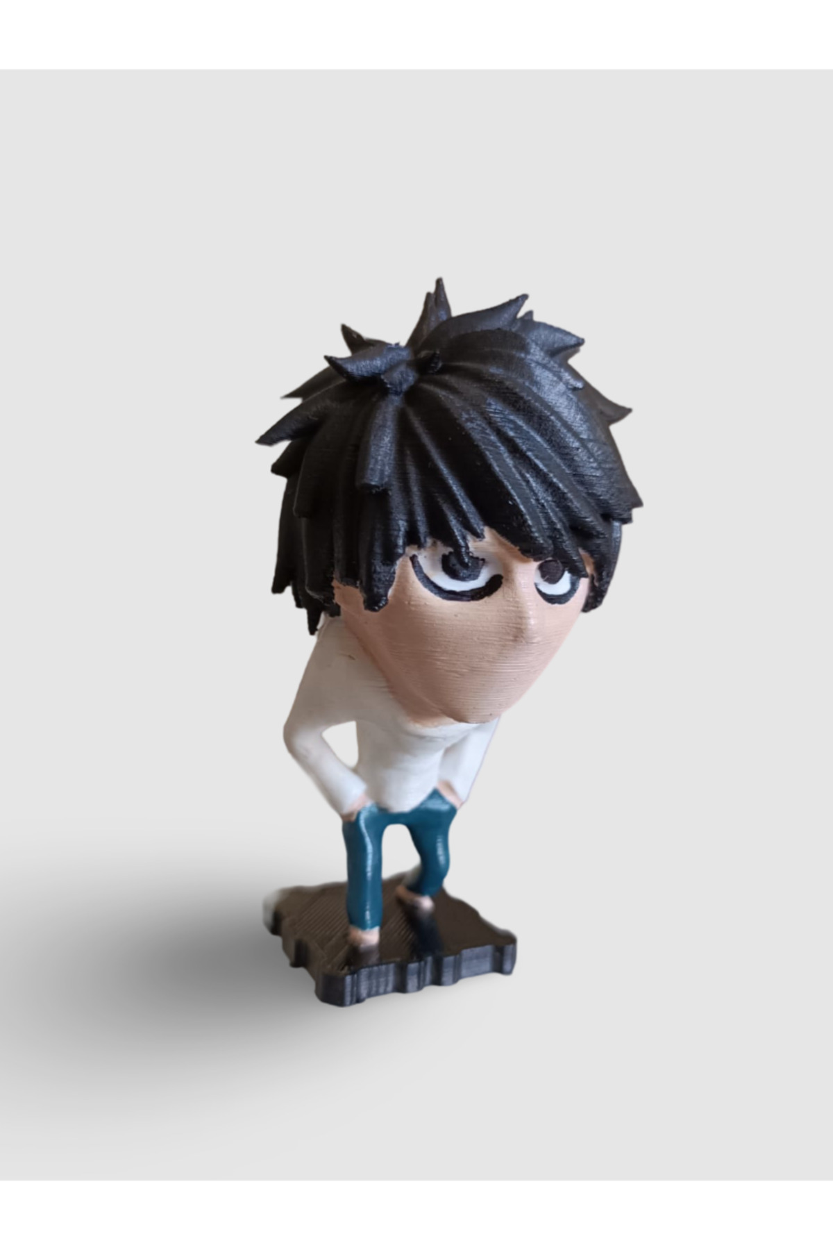 3DLAYERCRAFT Death Note L Chibi Figür - Dedektif L Funko Pop 10 cm ...