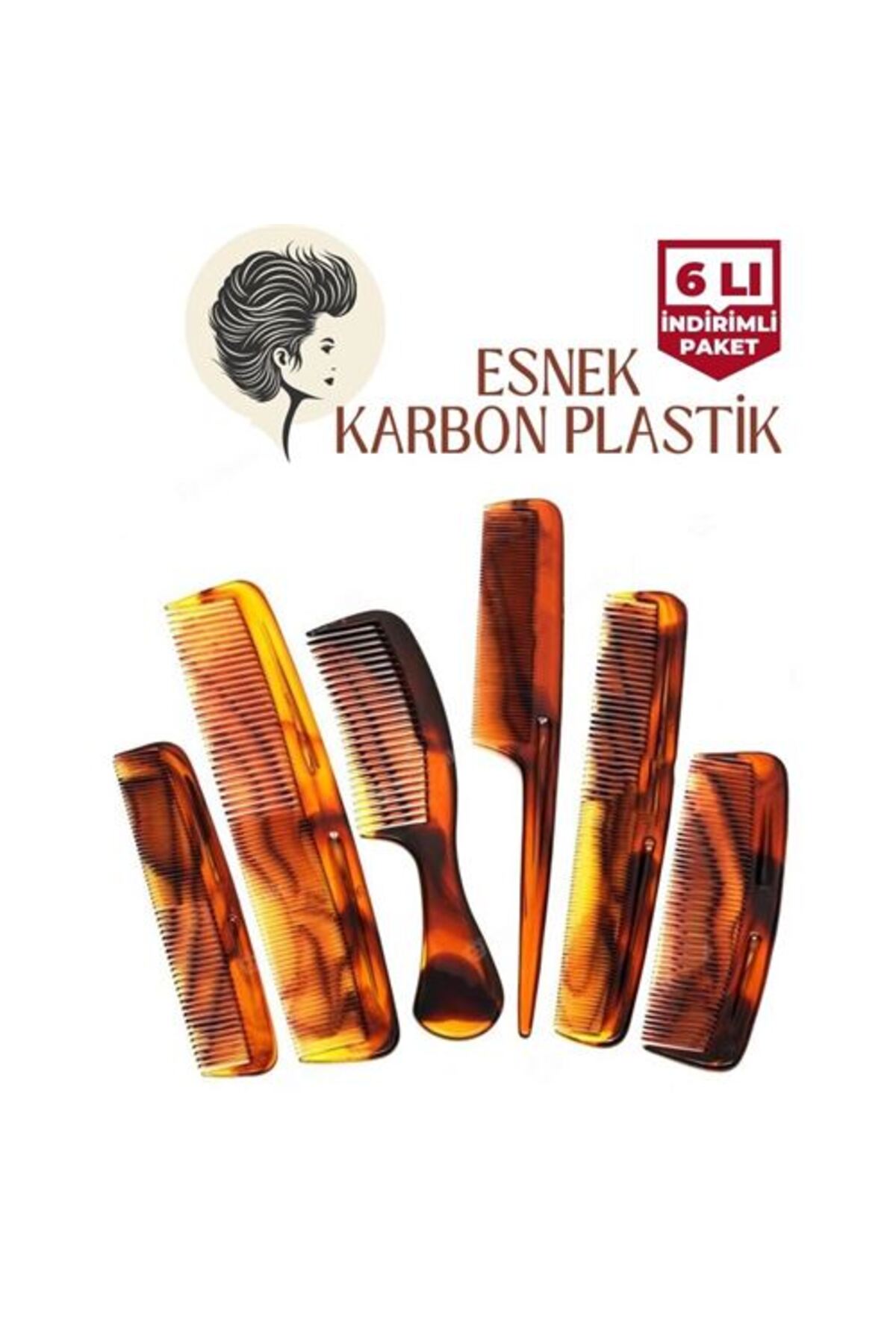 esbu Transformacion 6 SET 6 lı Aile Paketi Tarak Seti Shumei Design ...