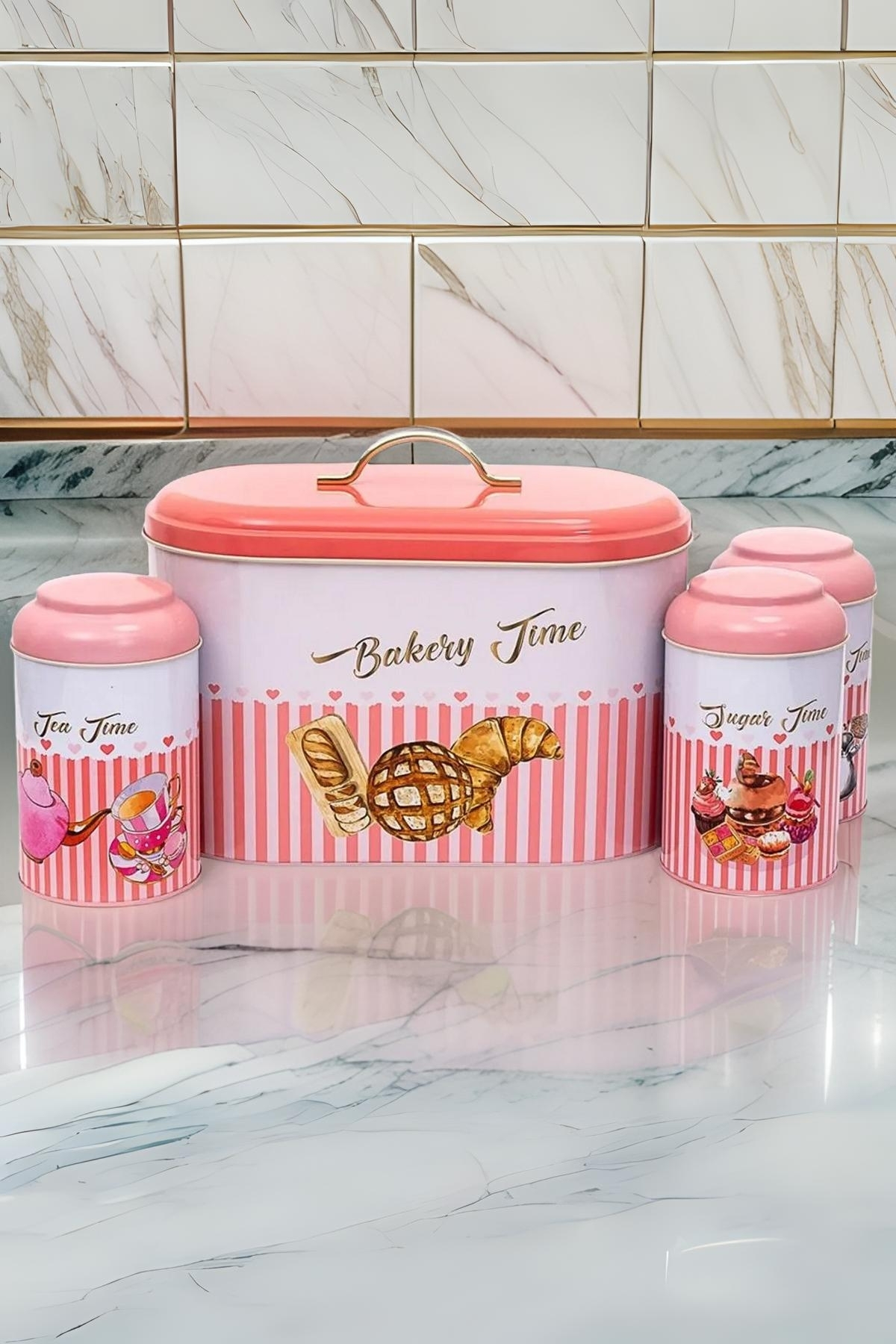 Evle Efb02h9 Oval Ekmek Kutusu 4 Lü Set, Sprinkles Set - Fiyatı, Yorumları