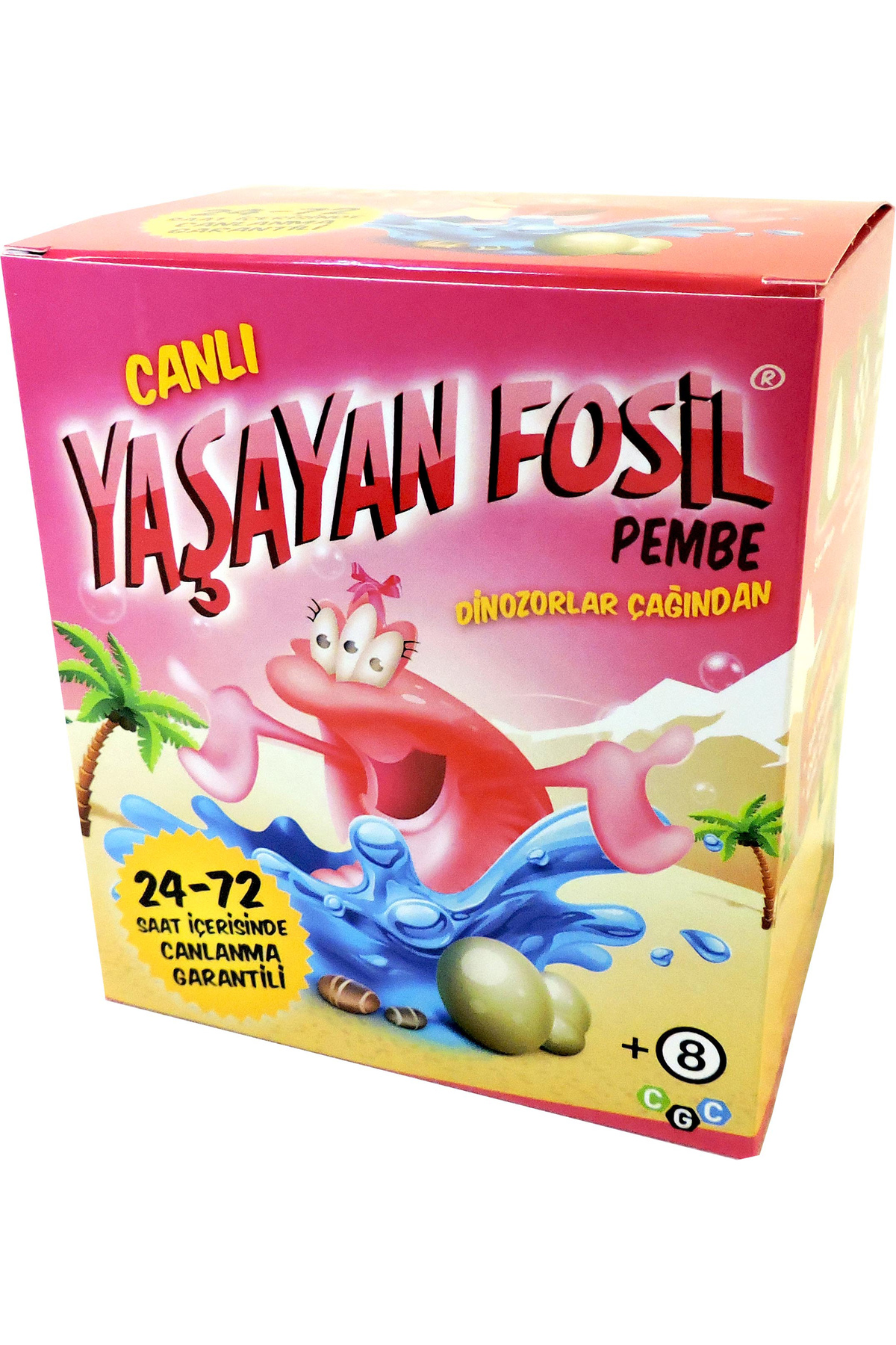 Yaşayan Fosil Fossil Pink Vivid Triops Grow Kit Living from Dinosaurs ...